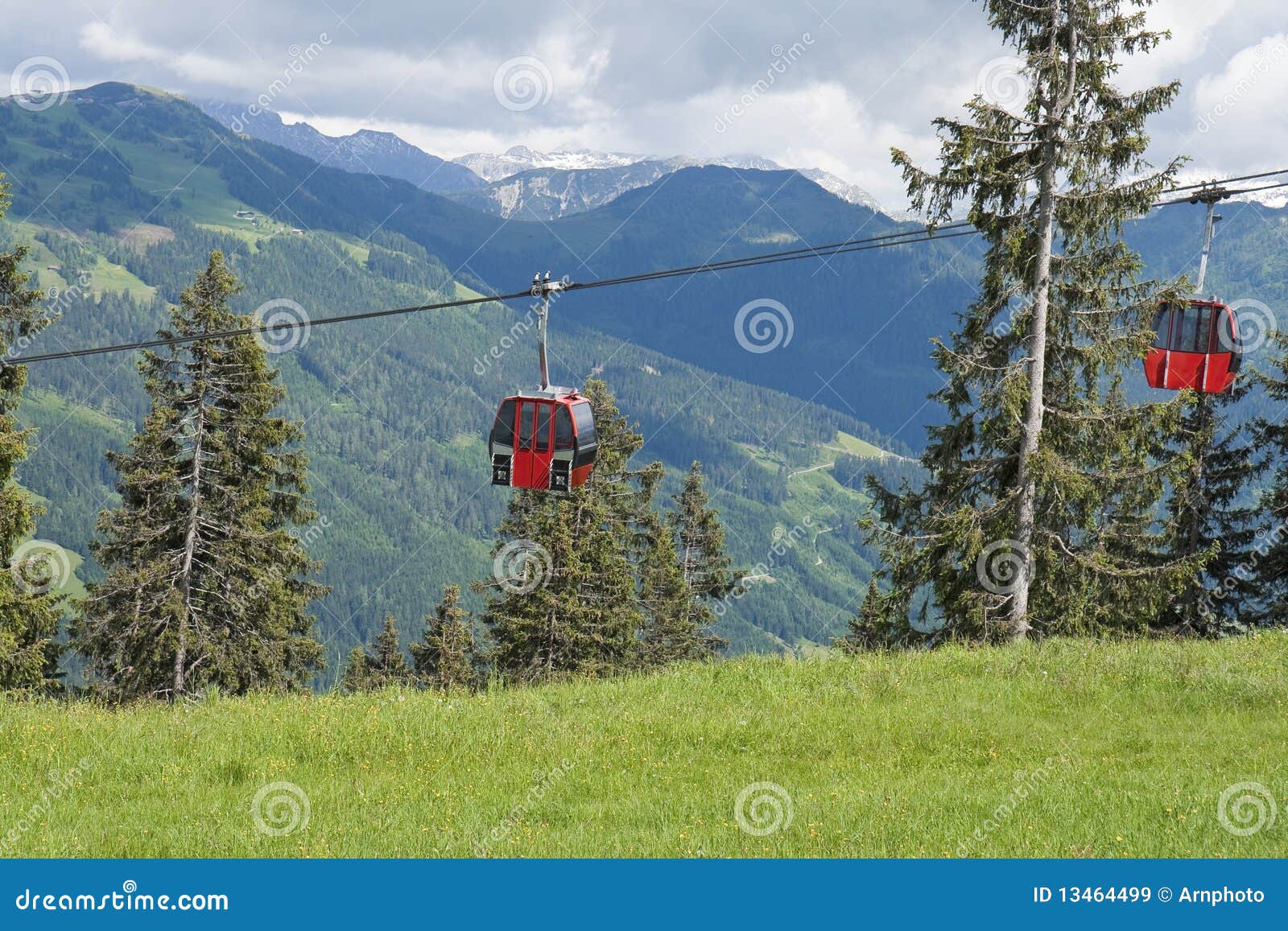 Aerial Ropeway stock image. Image of roads, white, wire - 13464499