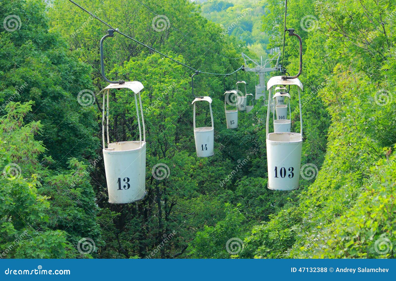 Aerial Ropeway In The Famous Avatar Mountains, Zhangjiajie Royalty-Free ...