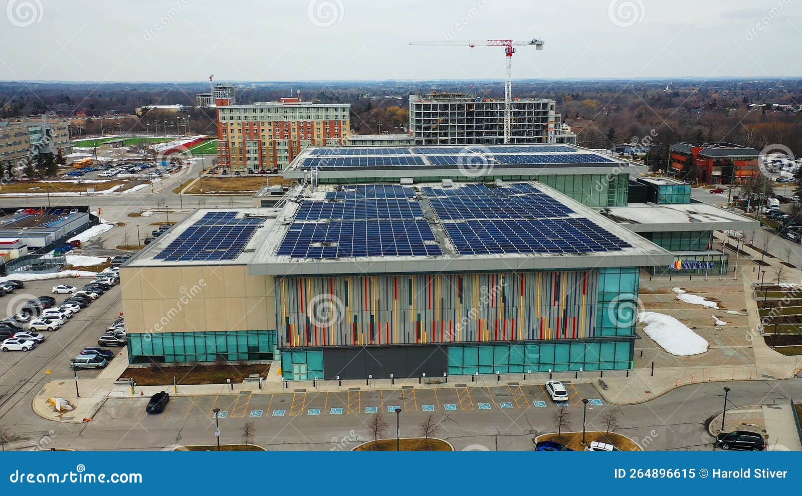 Aerial Scene of the Pan am Centre in Markham, Ontario, Canada Editorial ...