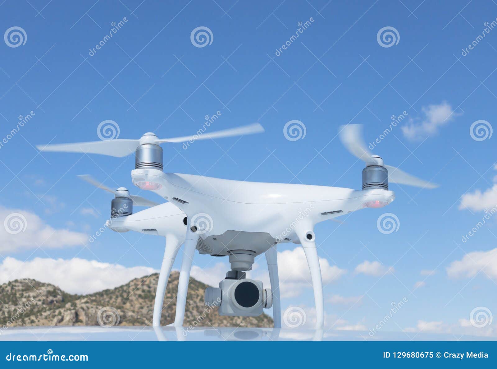 Aerial Shooting Device for Media Shots Stock Image - Image of shots ...
