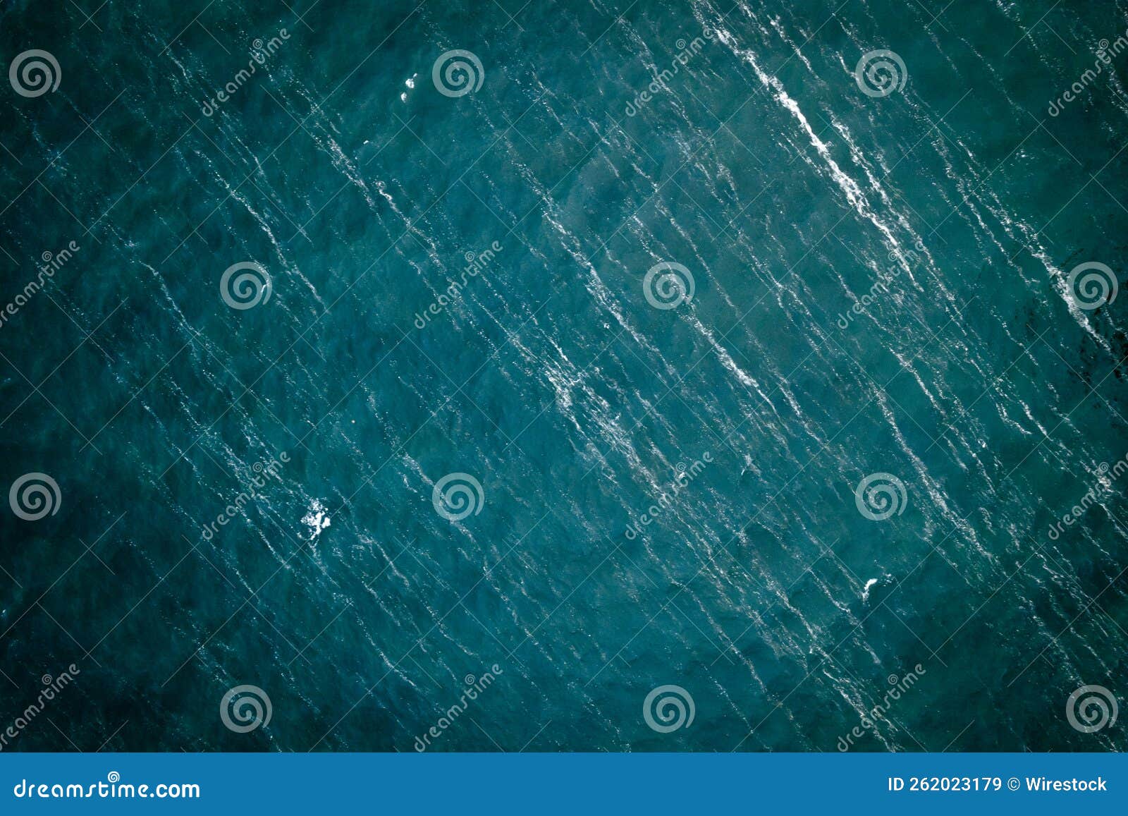 Aerial Shot of the Ocean with Strong Winds in Iceland Stock Image ...