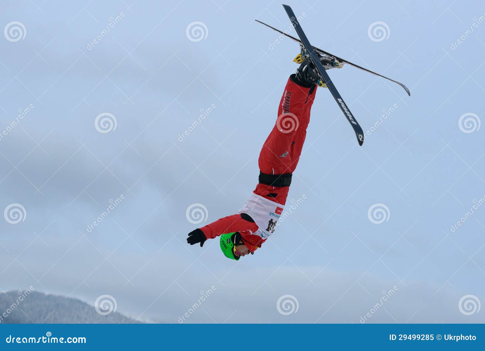 Aerial skiing editorial image. Image of competitive, acrobatics - 29499285