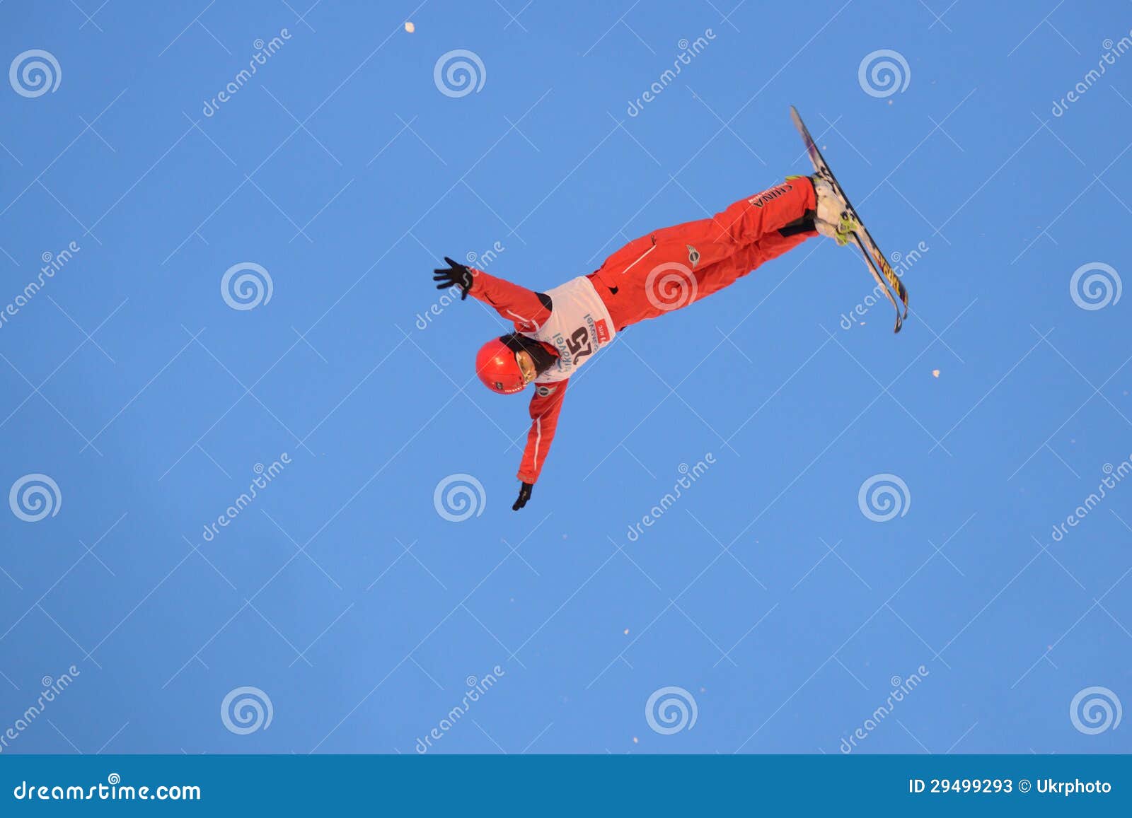 Aerial skiing editorial stock photo. Image of outdoors - 29499293
