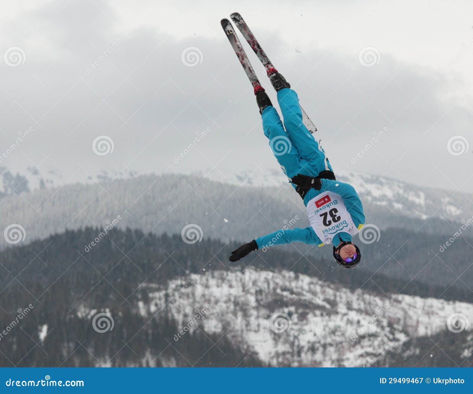 Aerial skiing editorial photography. Image of competitions - 29499467
