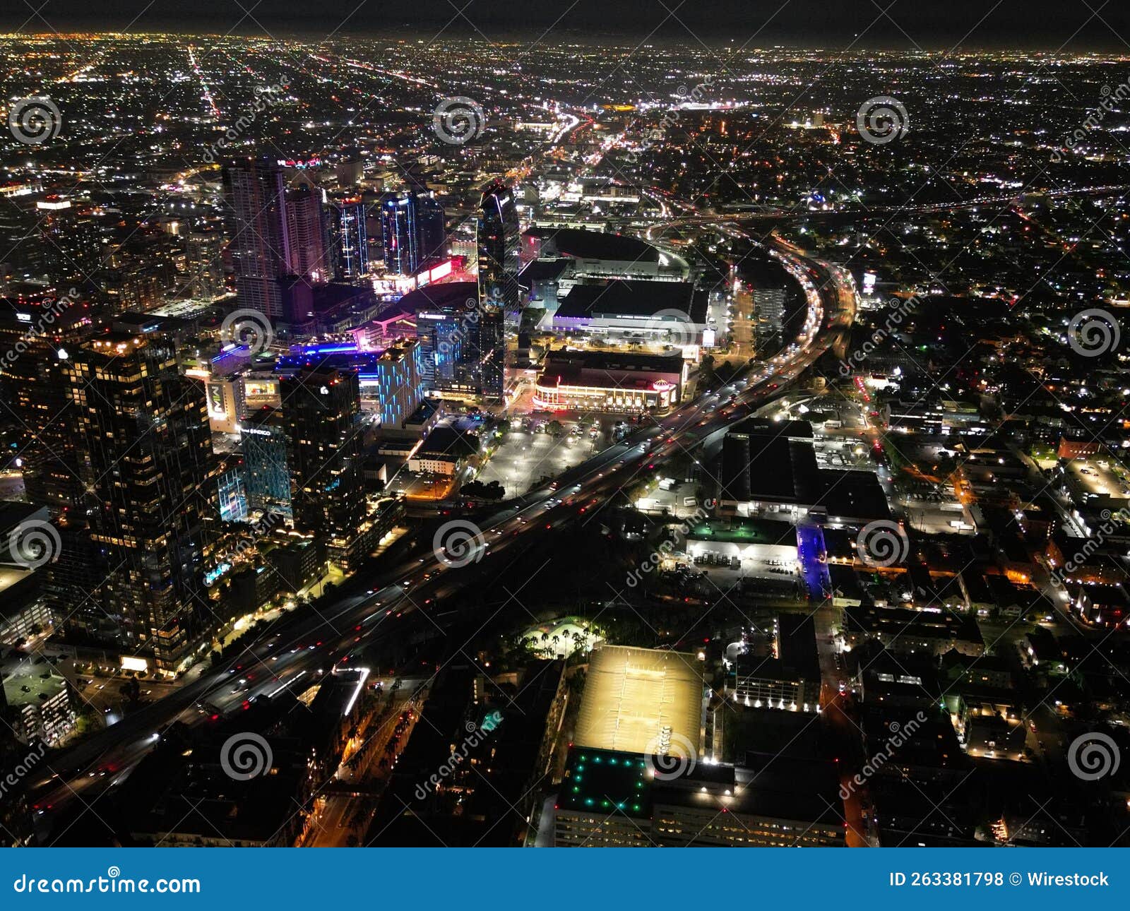 Aerial of Skywalk Observatory Deck Boston, Massachusetts Stock Photo ...