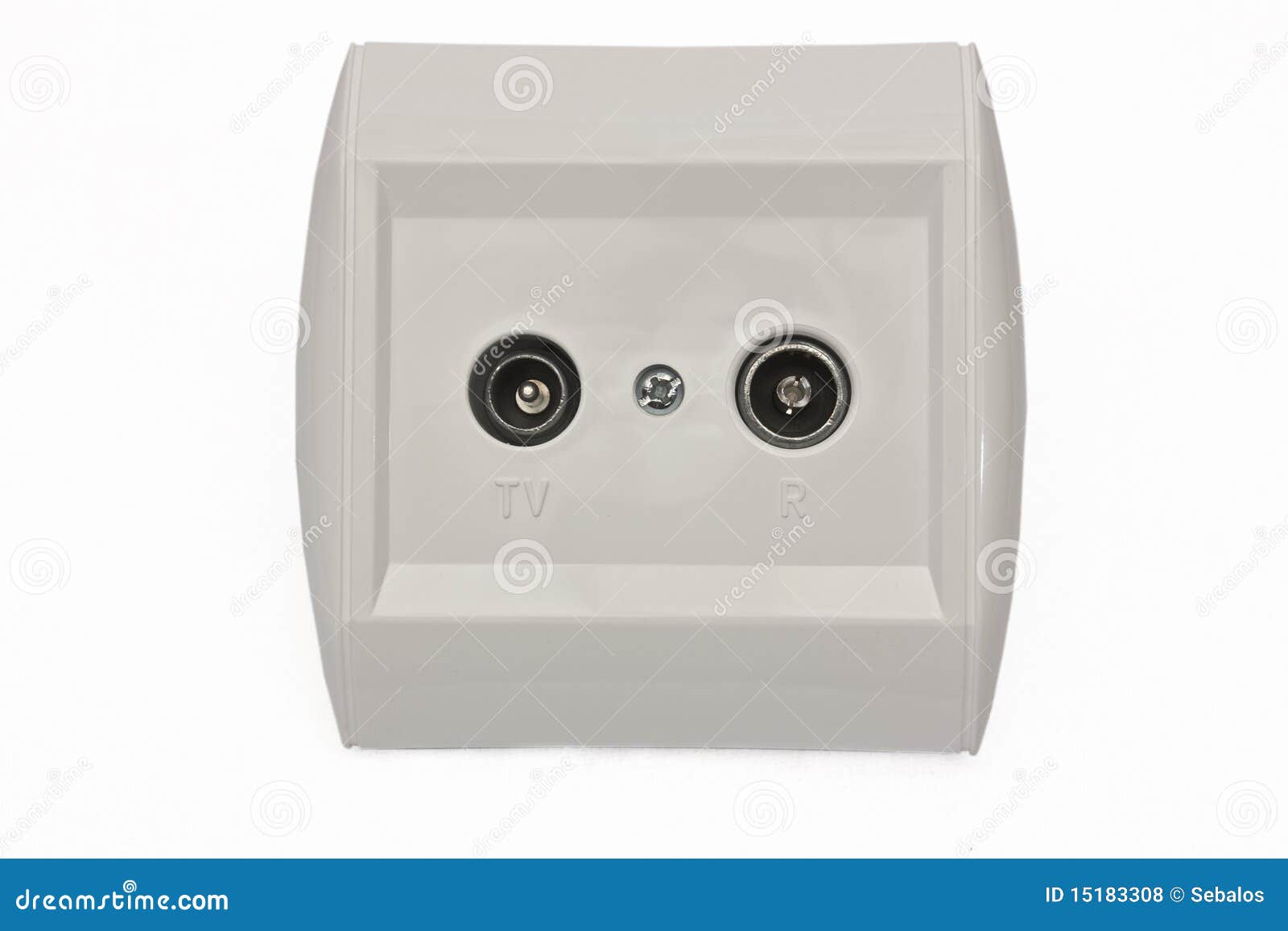 Aerial socket outlets stock photo. Image of power, design - 15183308