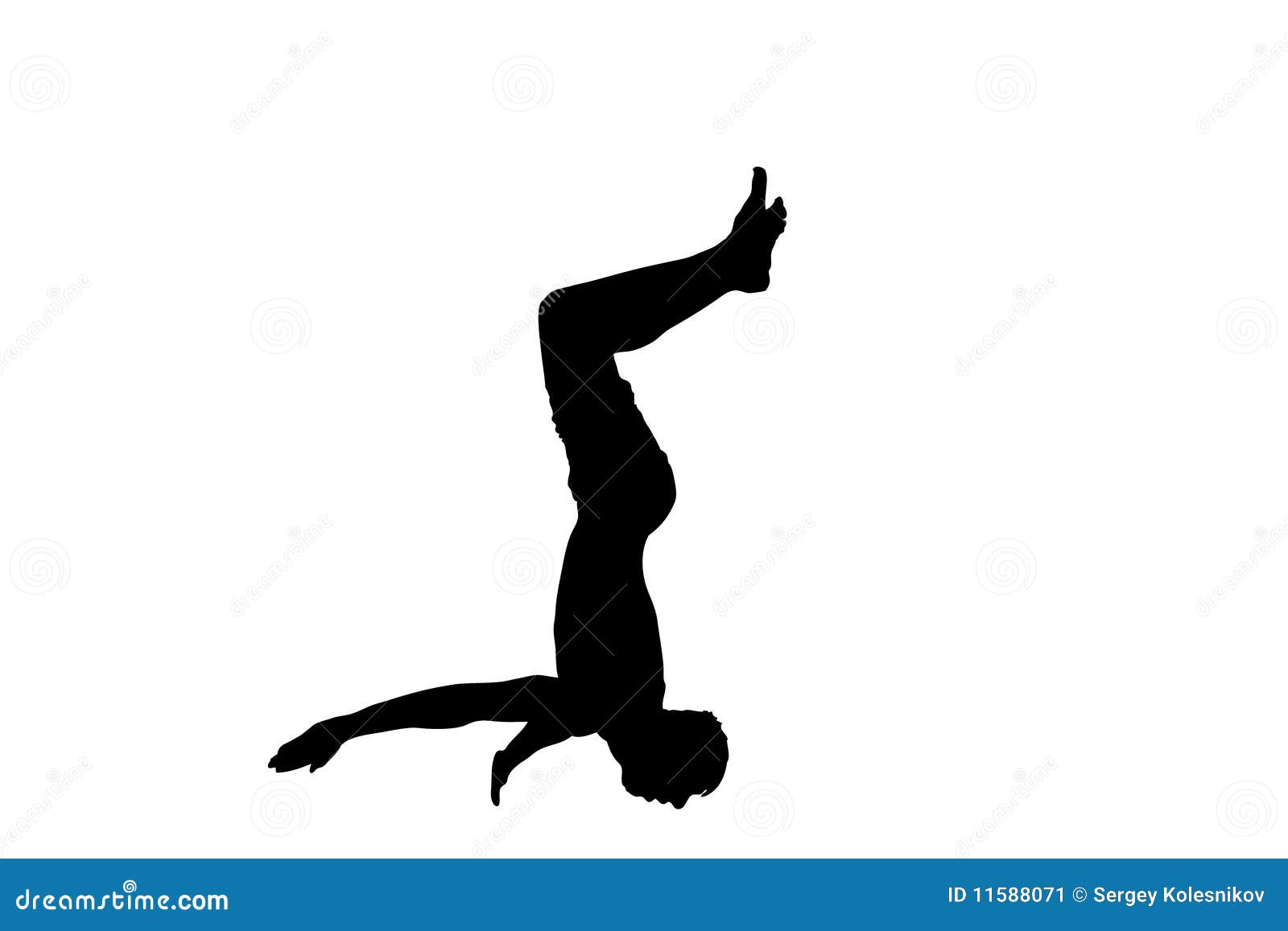 Aerial somersault stock vector. Illustration of sports - 11588071