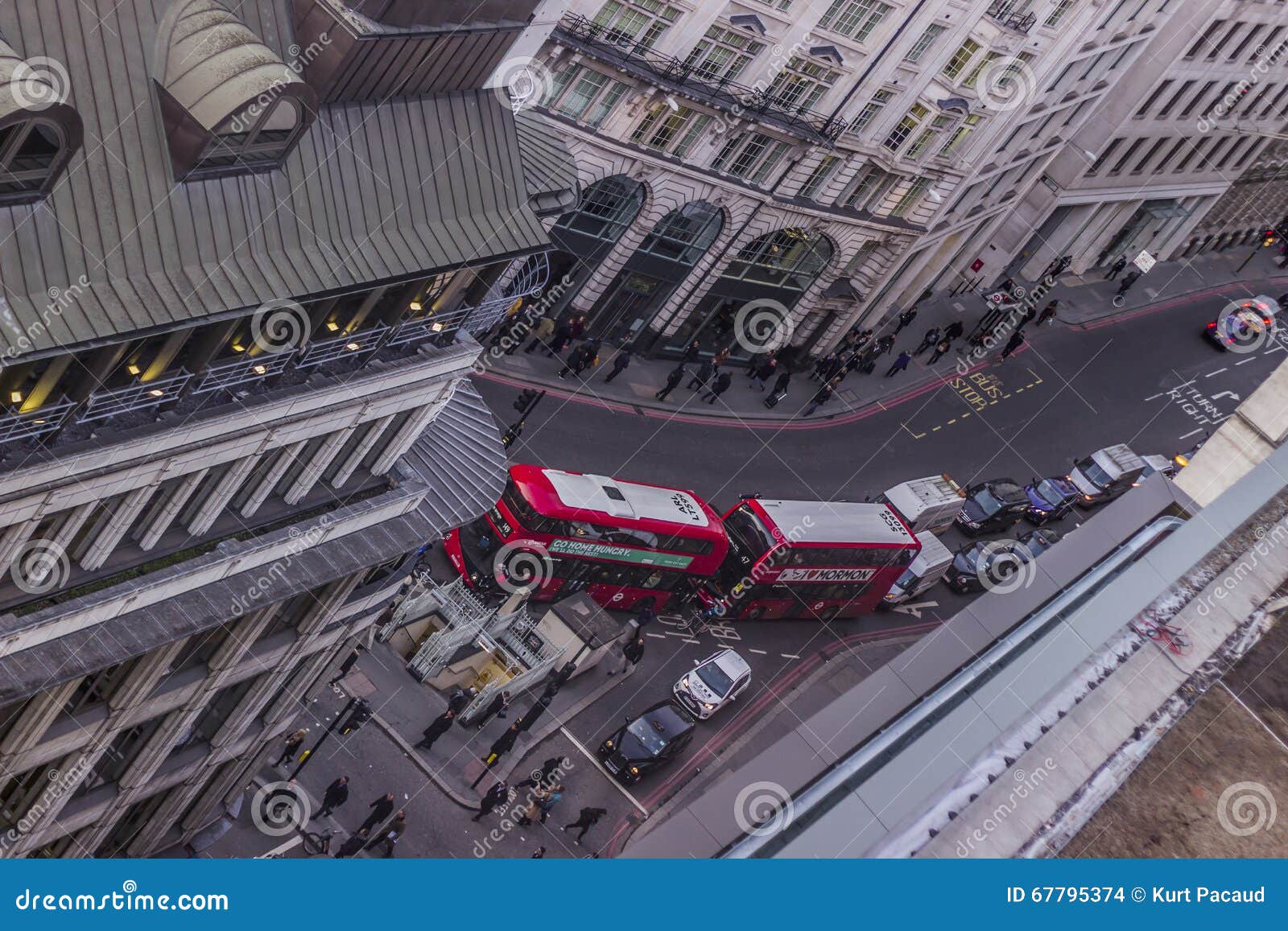 Aerial street view editorial stock image. Image of pedestrian - 67795374