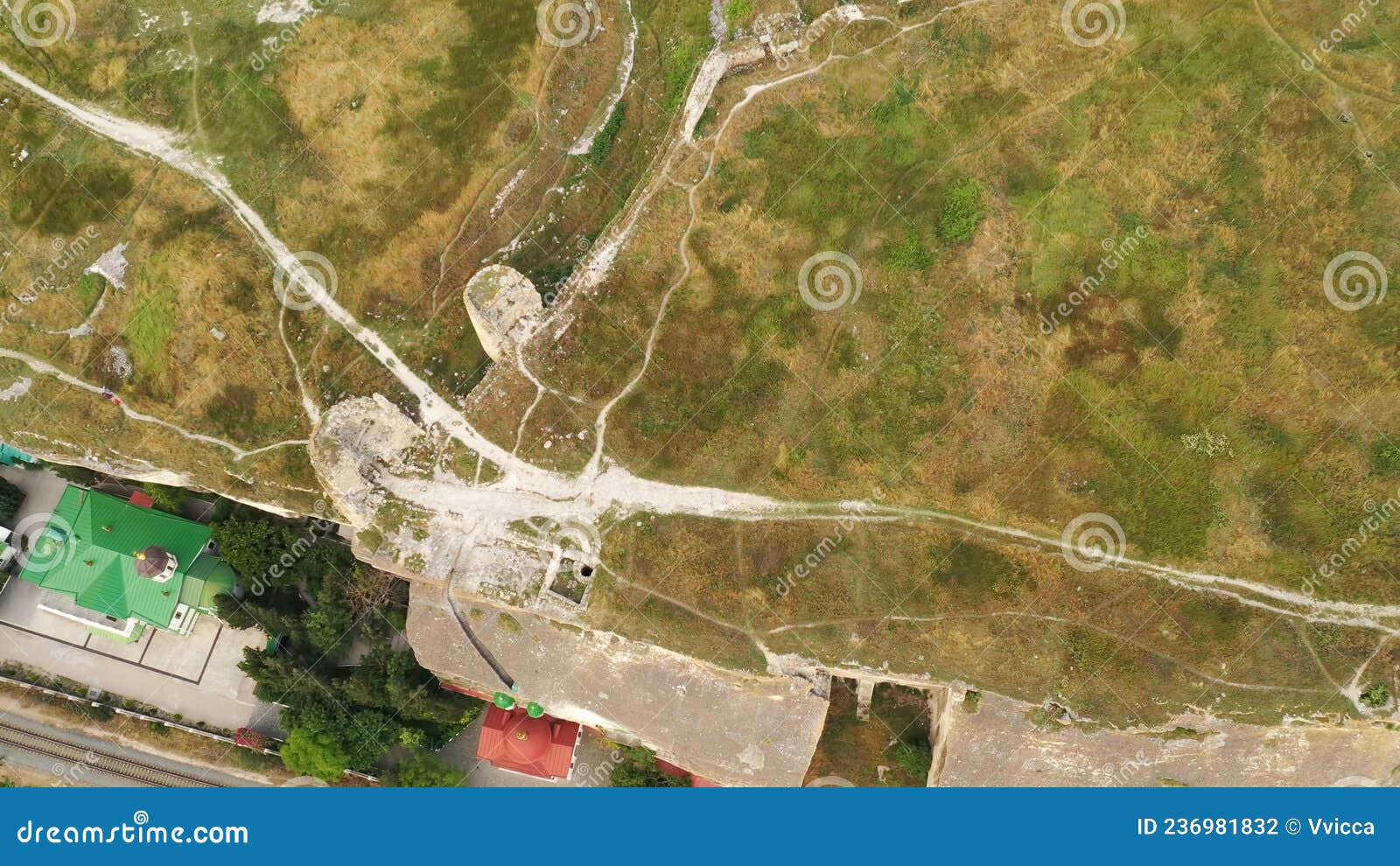 Aerial Survey of the Relief of the Territory of Inkerman, Crimea Stock ...