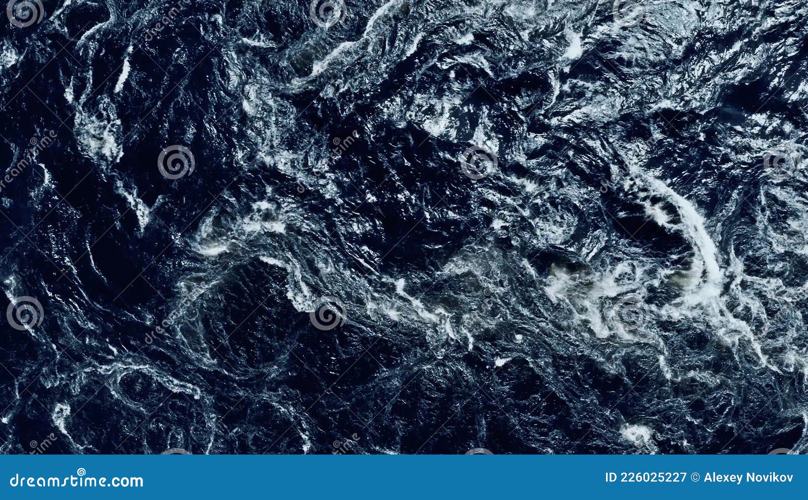 Aerial Top Down Shot of Rumbling Mountain River on Rapids Stock Image ...