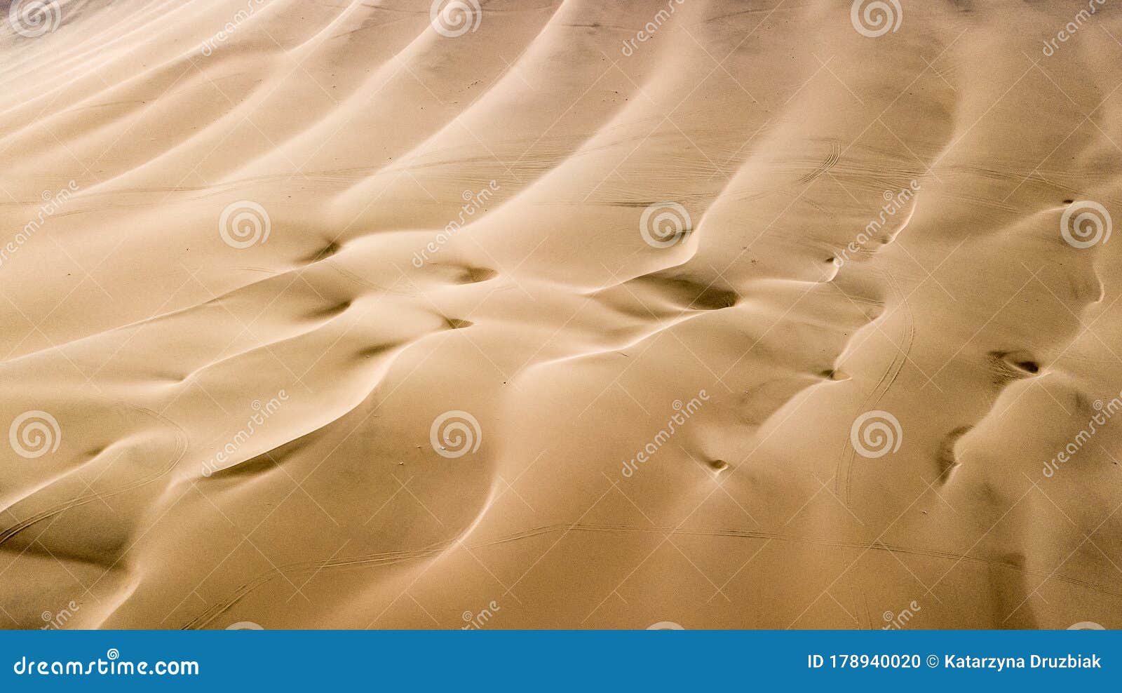 Aerial Top-down View of Sand Dunes. Stock Photo - Image of south ...
