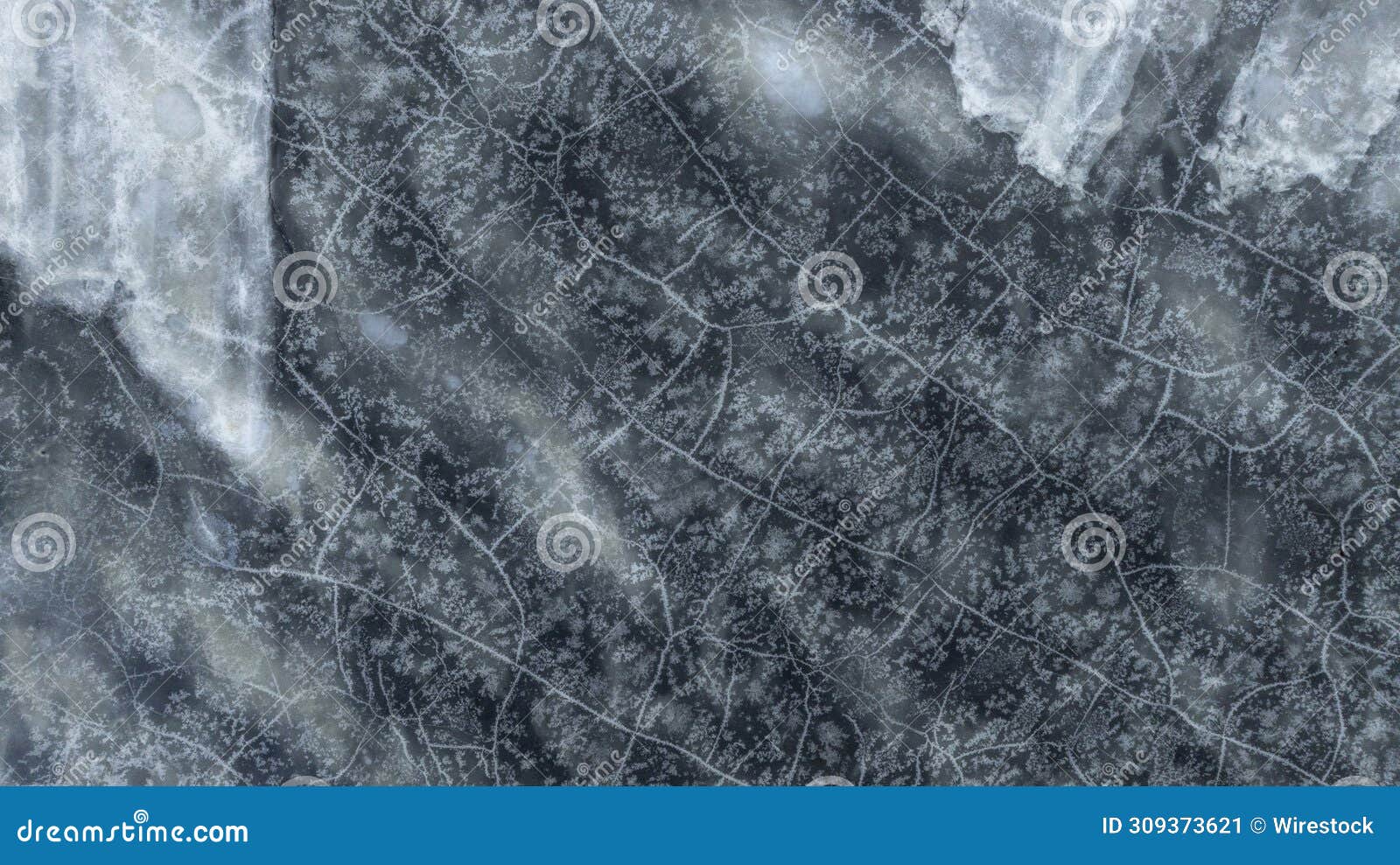 Top-down View To the Textures and Patterns of the Cracked Sea-ice ...