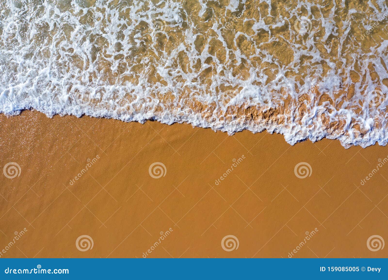 Aerial Top Shot from Ocean Waves at the Ocean Stock Image - Image of ...