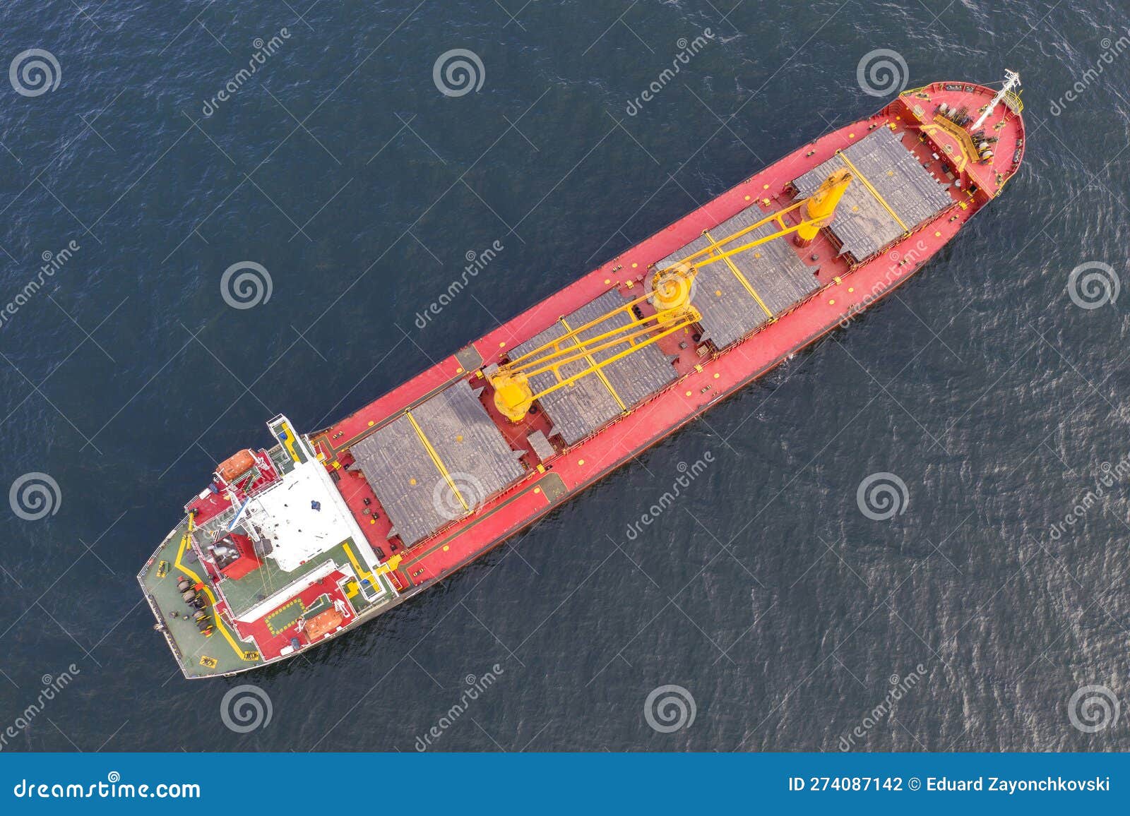 View of Cargo Ship Vessel Import Export Sailing Stock Photo - Image of ...