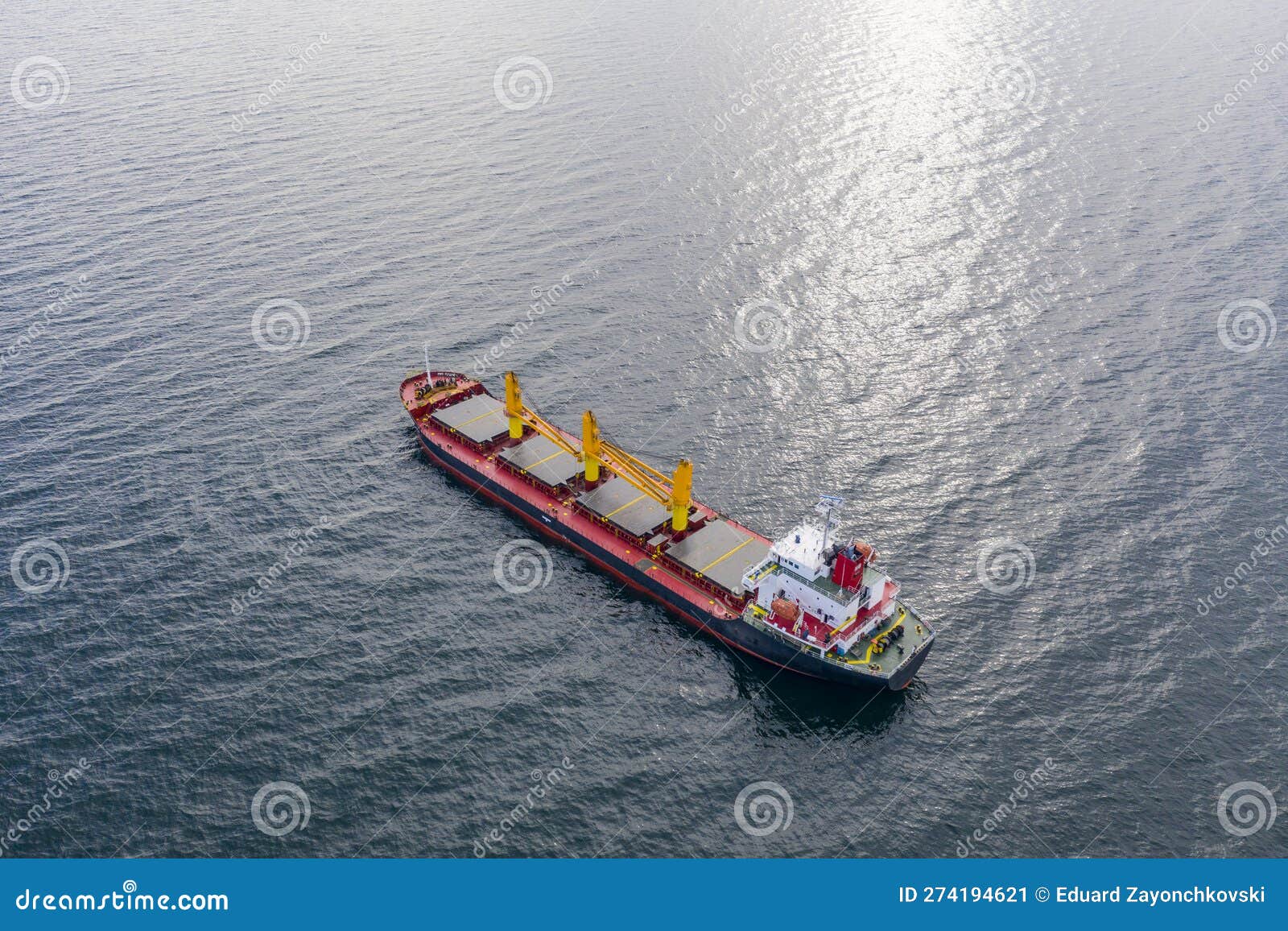 Cargo Ship Vessel Import Export Sailing Stock Image - Image of logistic ...