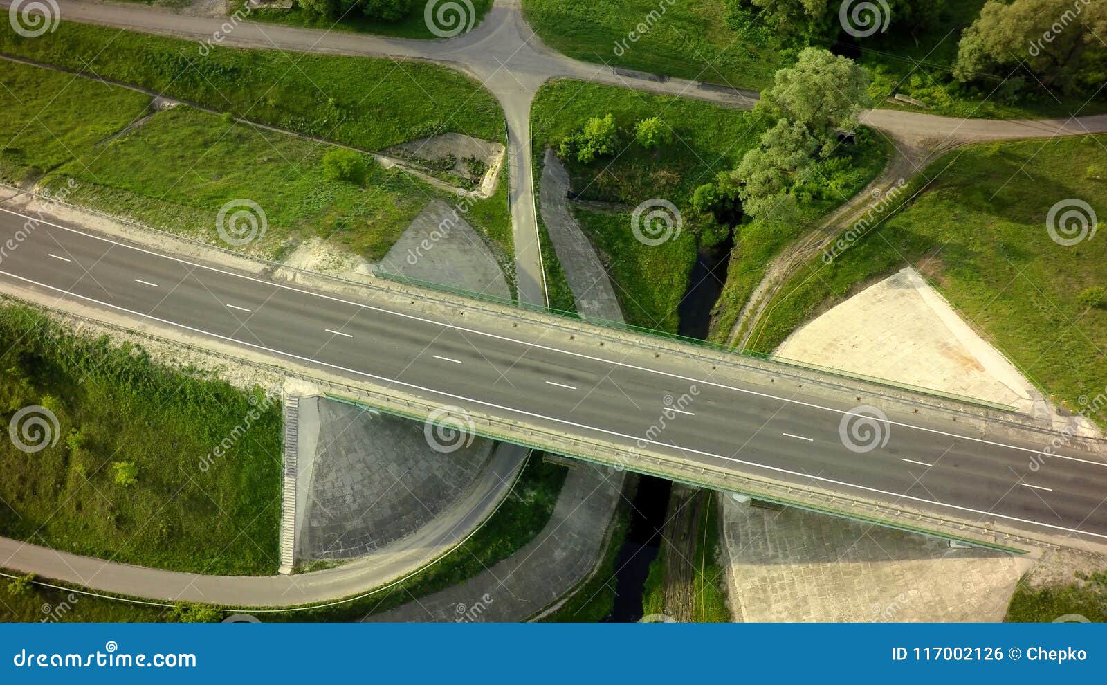 Aerial Top View of on Road stock photo. Image of transportation - 117002126