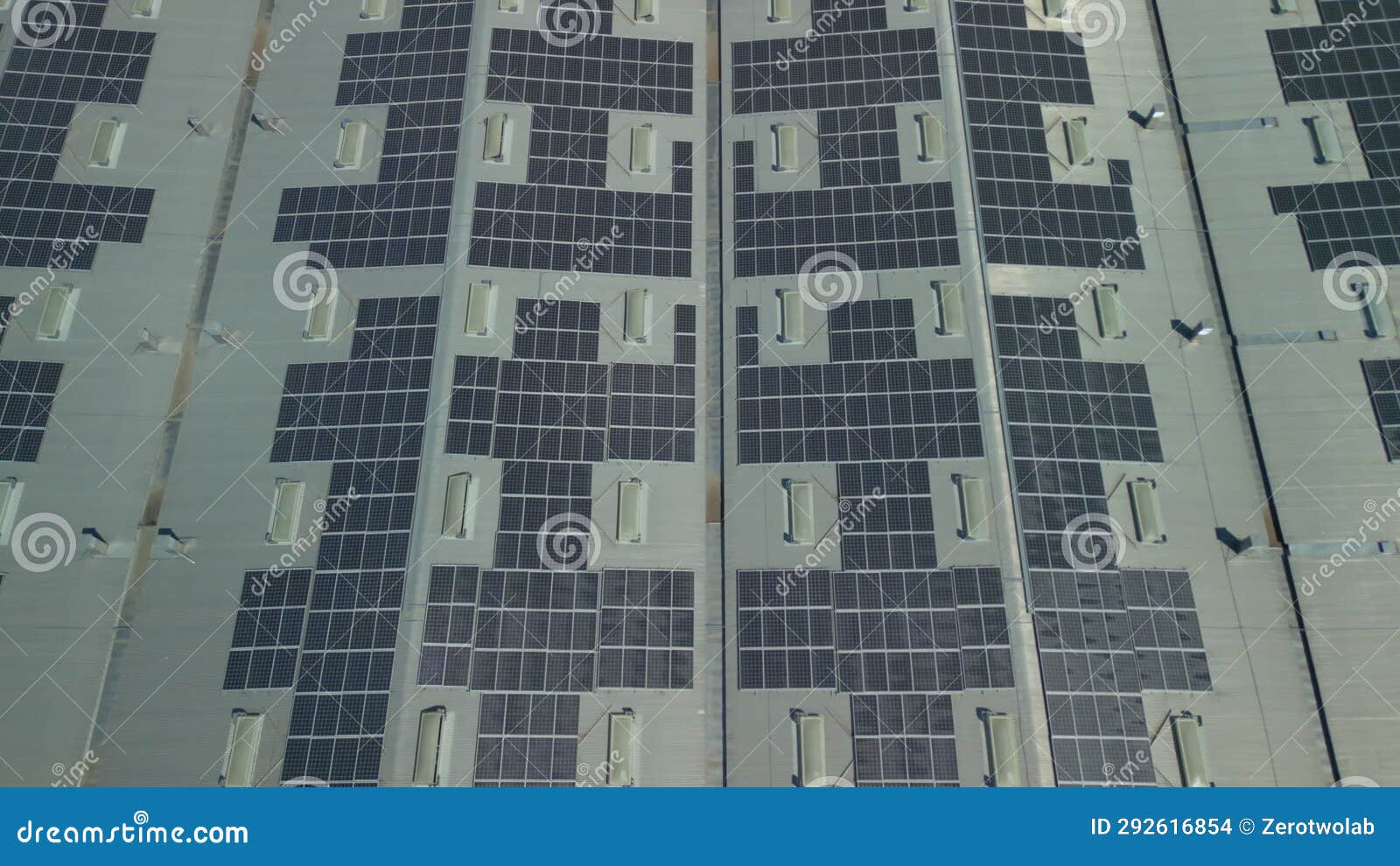 Solar Panel Aerial View stock footage. Video of abstract - 292616854