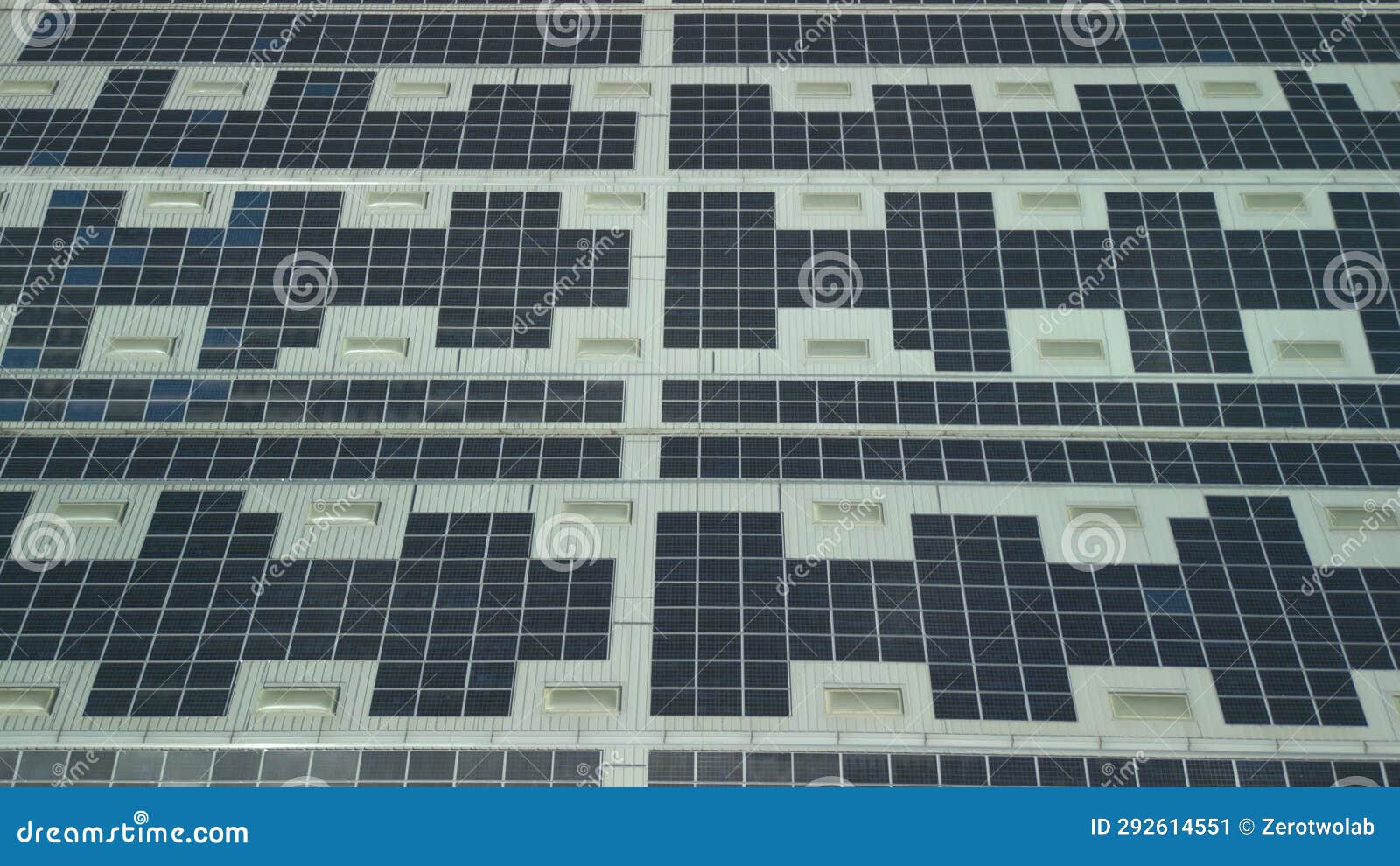Solar Panel Aerial View stock video. Video of equipment - 292614551