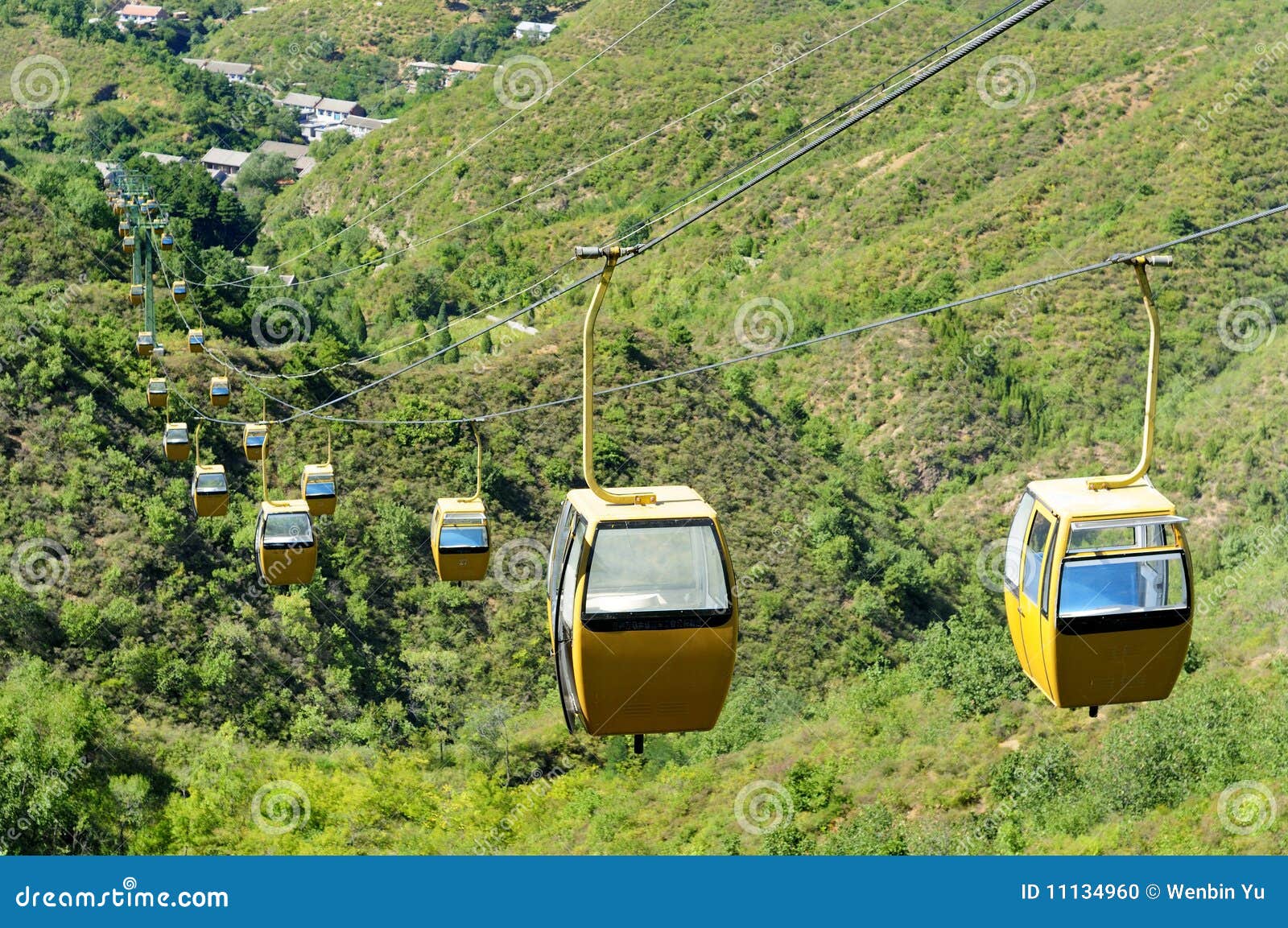 Aerial tramway stock photo. Image of landscape, environment - 11134960