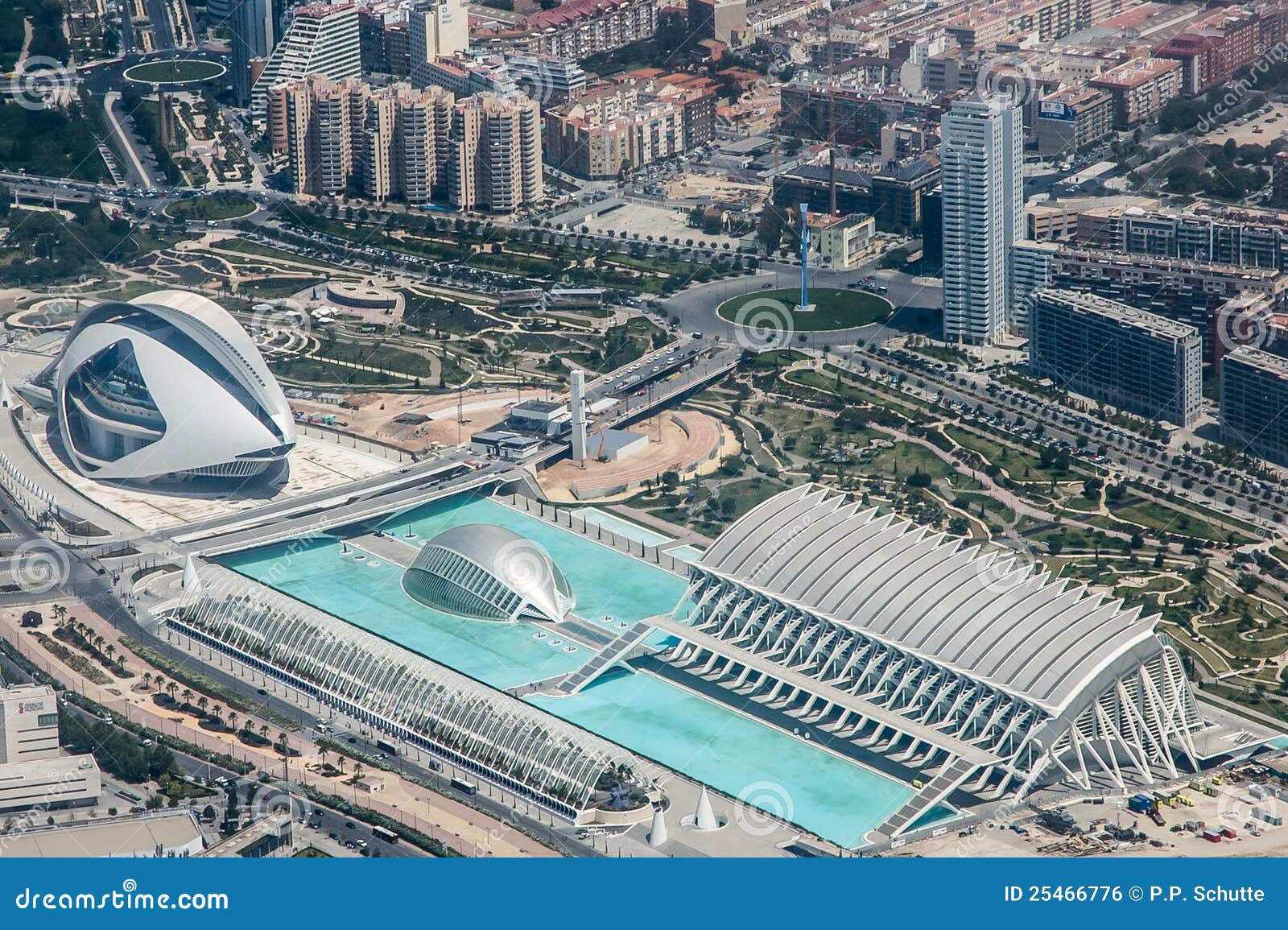 Aerial of Valencia editorial photo. Image of valencia - 25466776