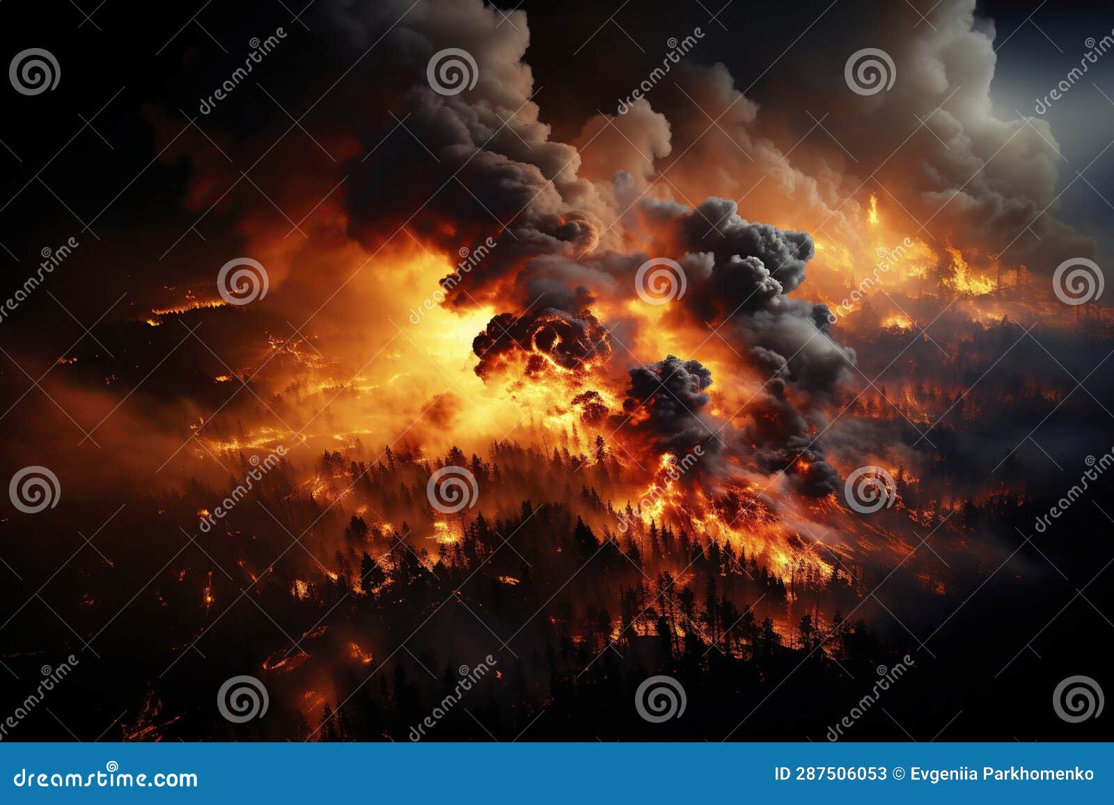An Aerial Vantage Reveals the Raw Force of a Massive Forest Fire, an ...