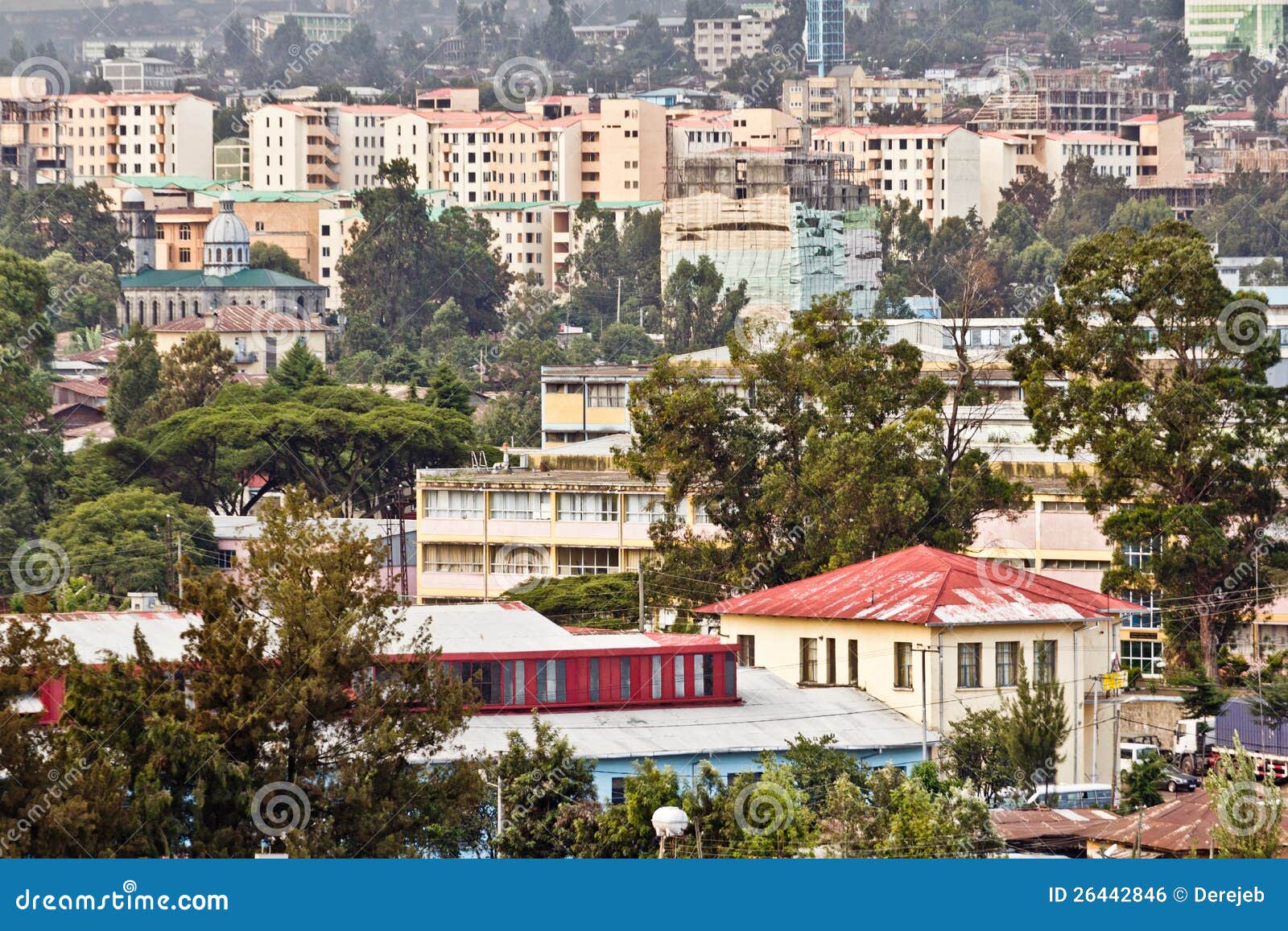 Aerial Of Addis Ababa, Ethiopia Royalty-Free Stock Image ...