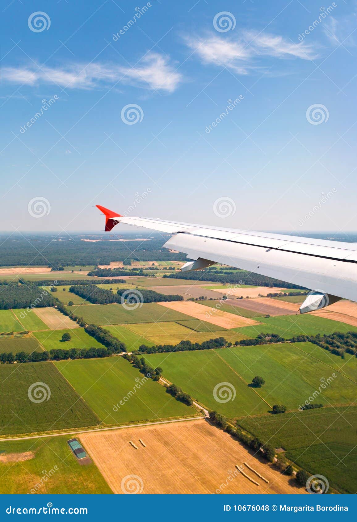 Aerial View from an Airplane Stock Photo - Image of outdoors, plane ...