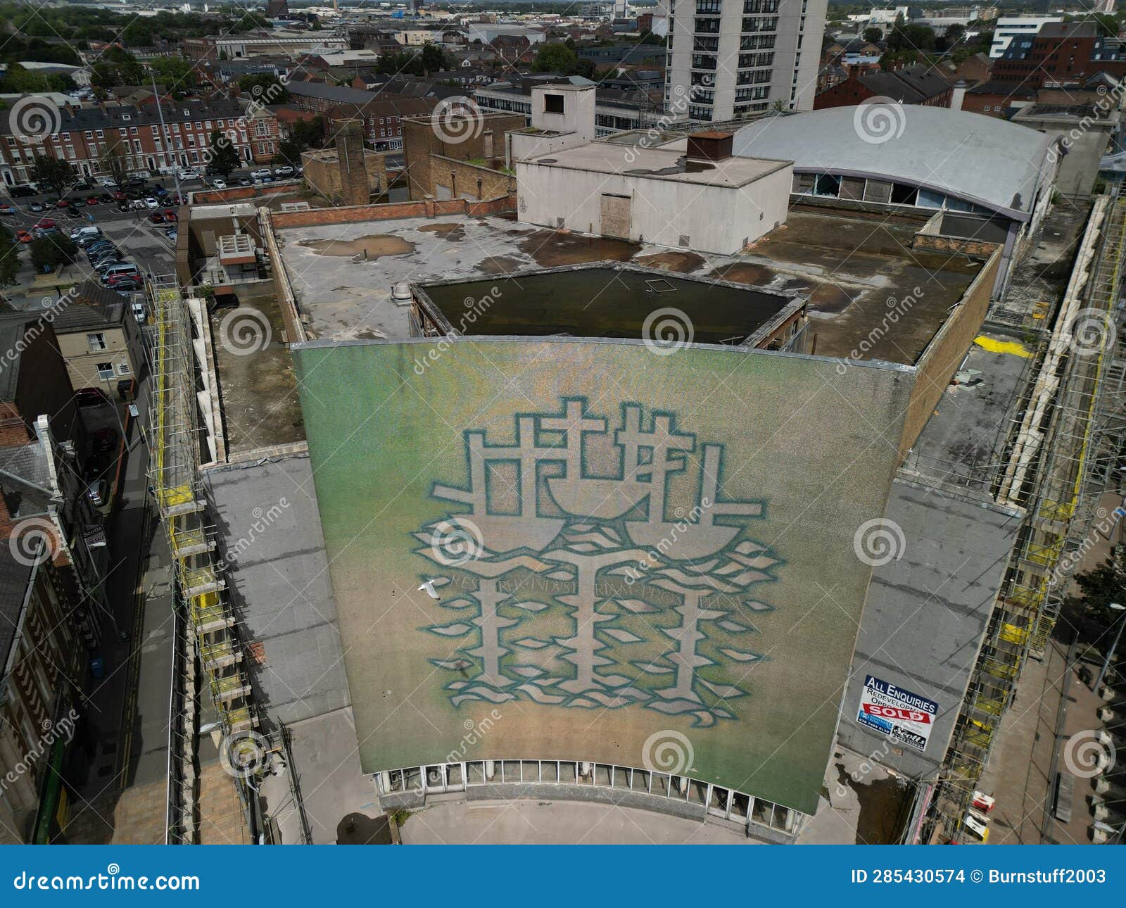Aerial View of Albion Square Development Demolition and Redevelopment ...