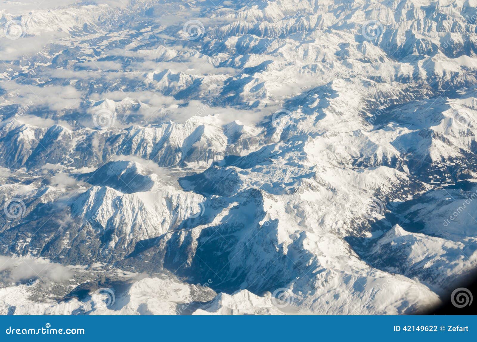 Aerial view of Alps stock photo. Image of slovenia, alps - 42149622