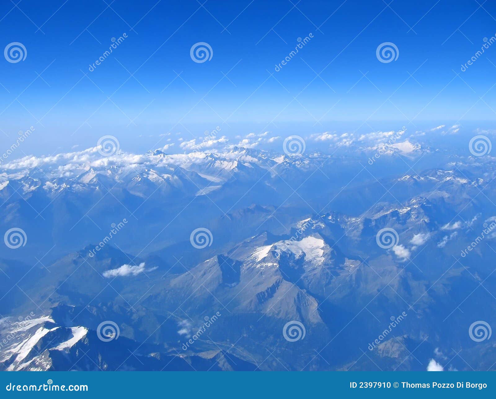 Aerial View of the Alps Mounts Stock Photo - Image of mounts, italian ...