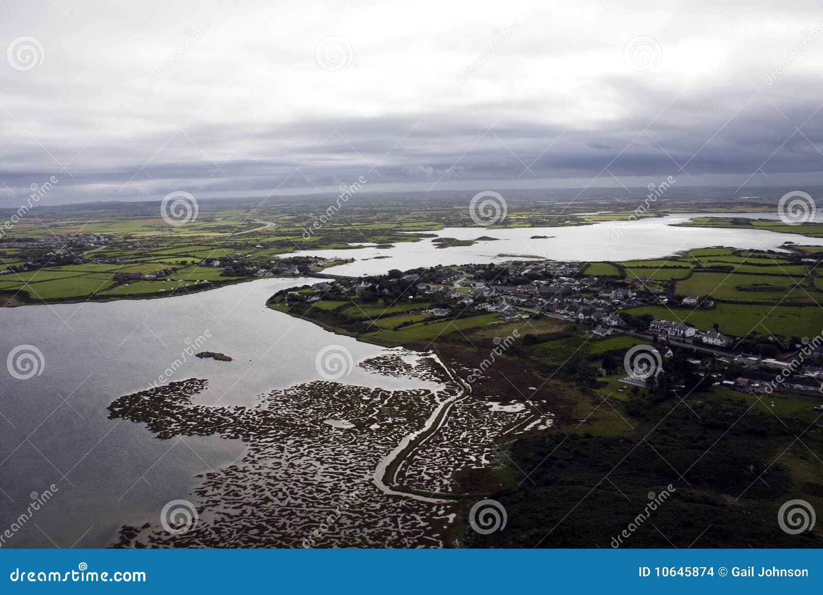 Aerial View of Anglesey stock photo. Image of britain - 10645874