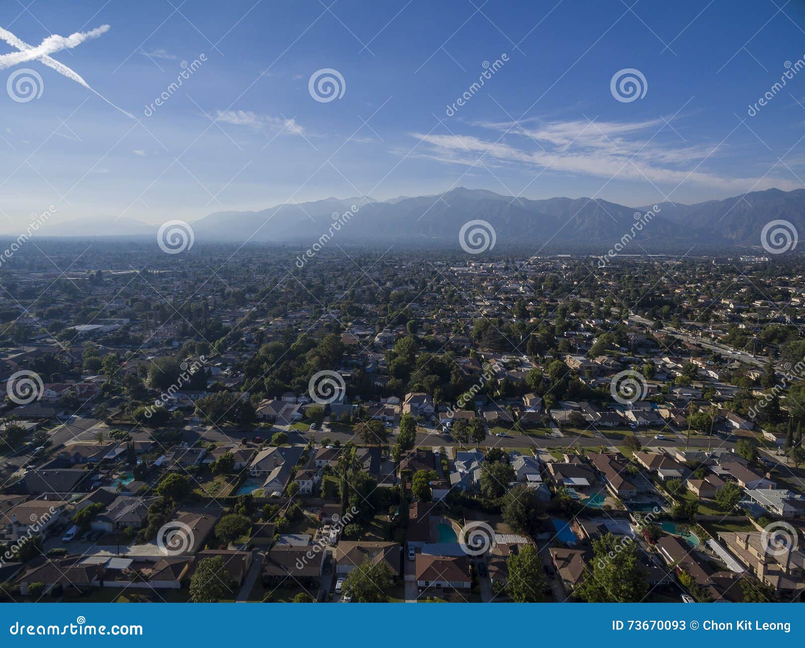 Aerial view of Arcadia stock image. Image of aerial, arcadia - 73670093