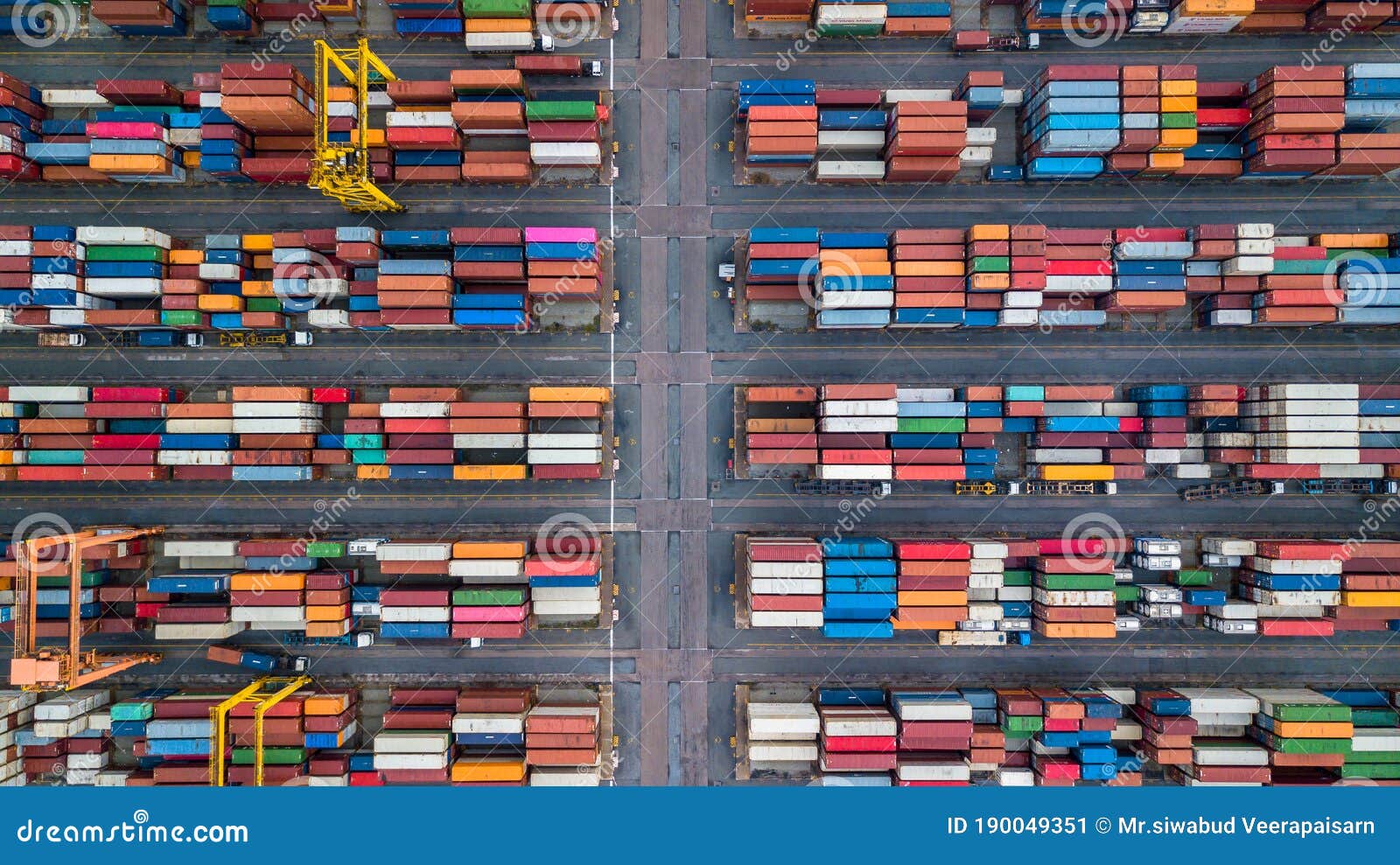 Stack Of Freight Containers Royalty-Free Stock Image | CartoonDealer ...