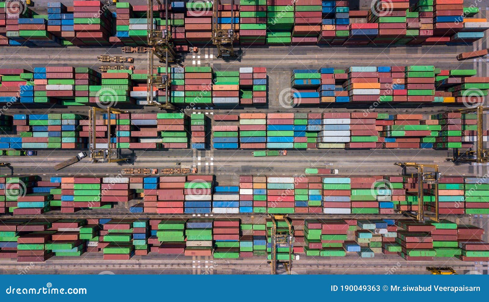 Stack Of Freight Containers Royalty-Free Stock Image | CartoonDealer ...