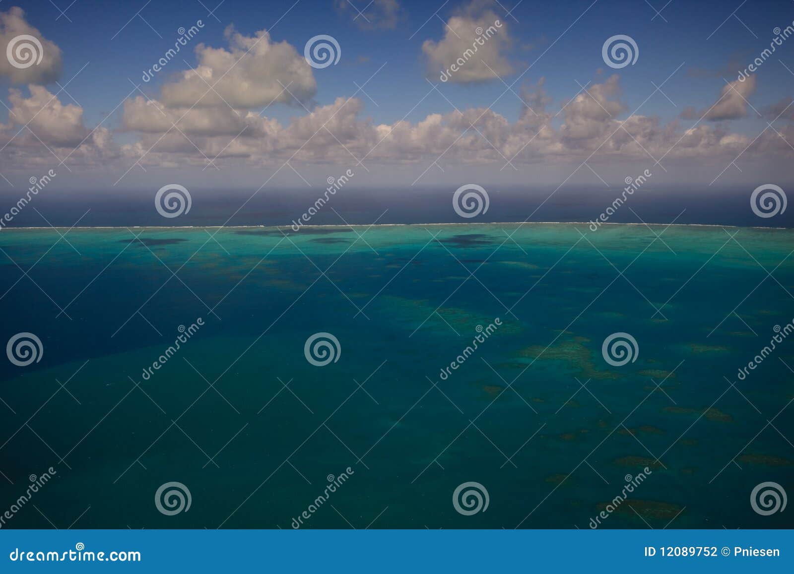 Aerial View of Arlington Reef in Australia Stock Photo - Image of ...