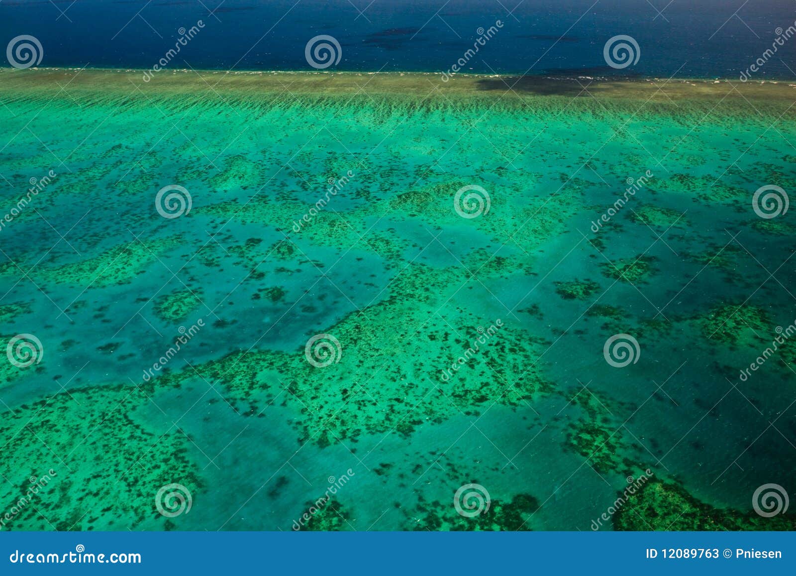 Aerial View of Arlington Reef in Australia Stock Image - Image of ...