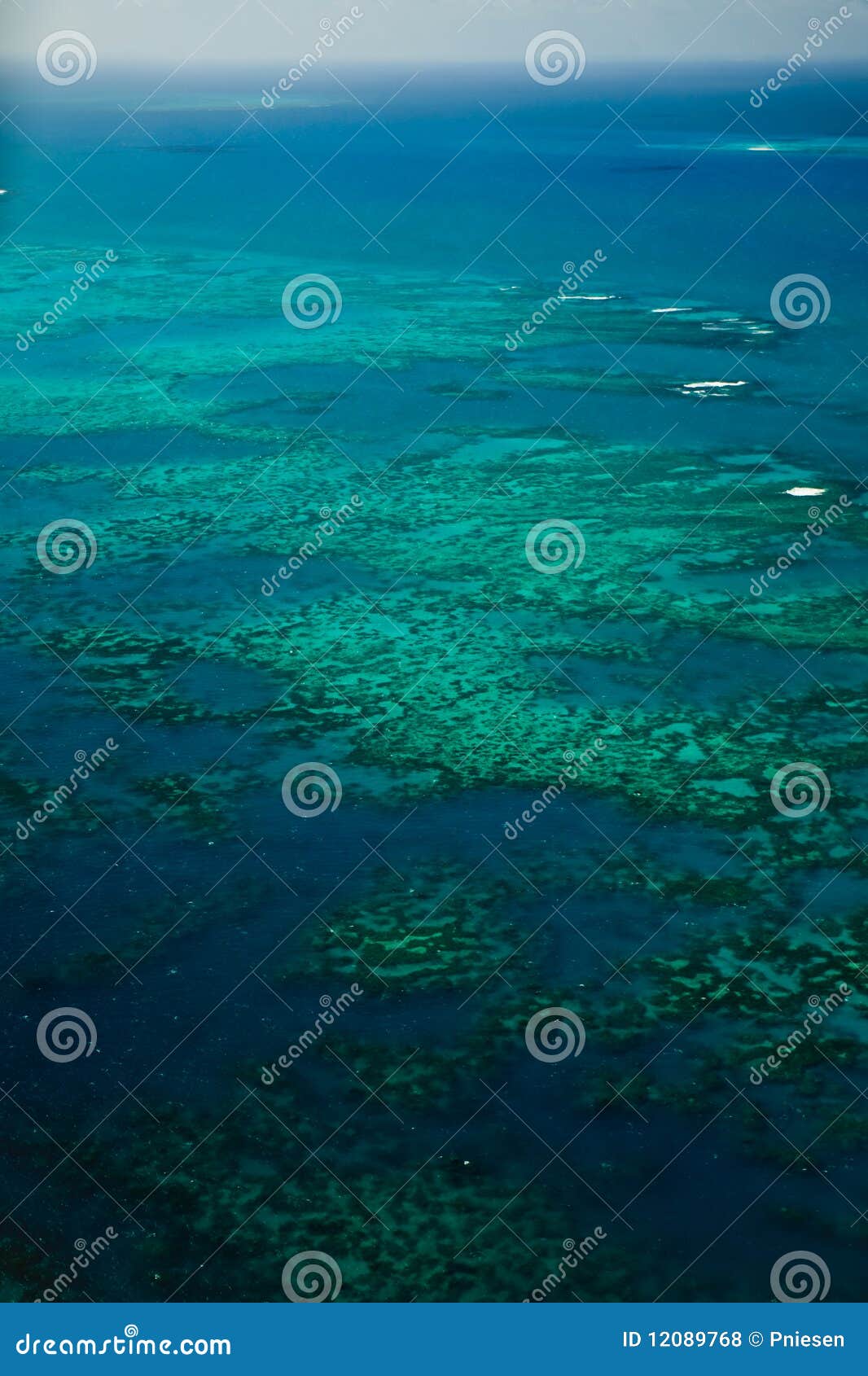 Aerial View of Arlington Reef Great Barrier Reef Stock Photo - Image of ...