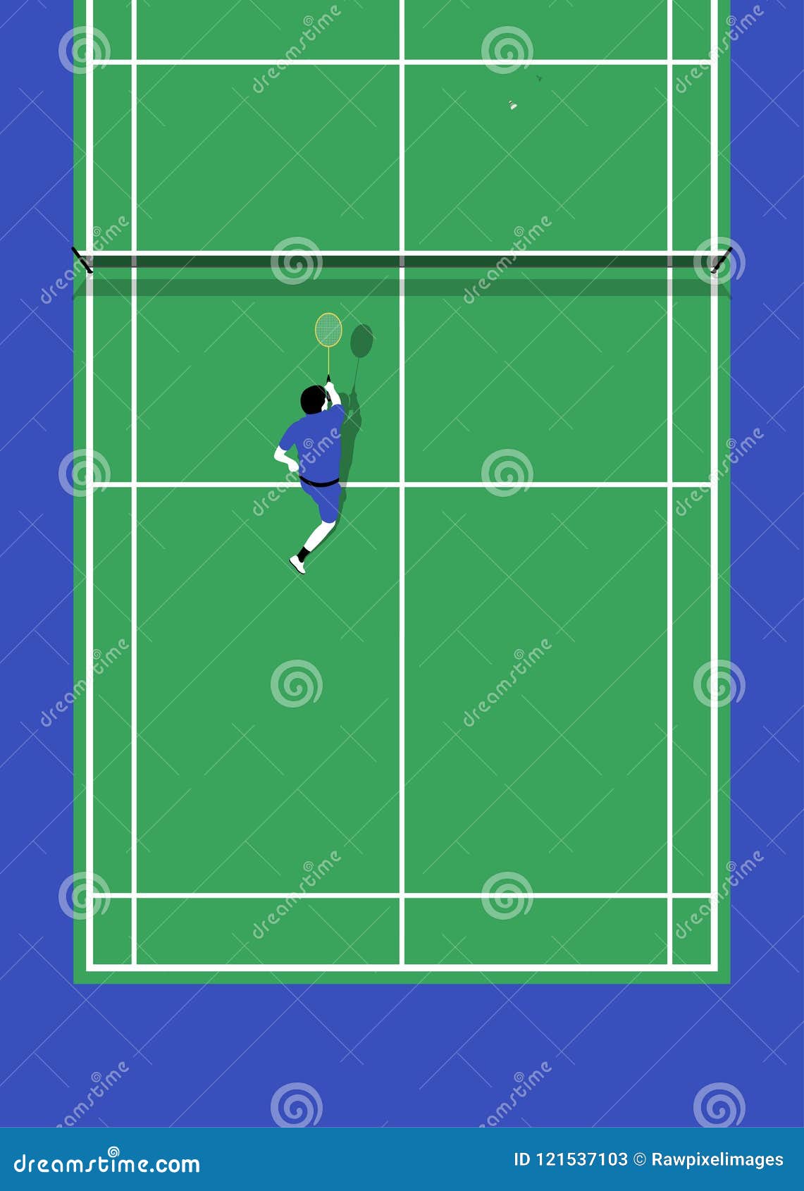 Badminton Court Royalty-Free Stock Photography | CartoonDealer.com ...