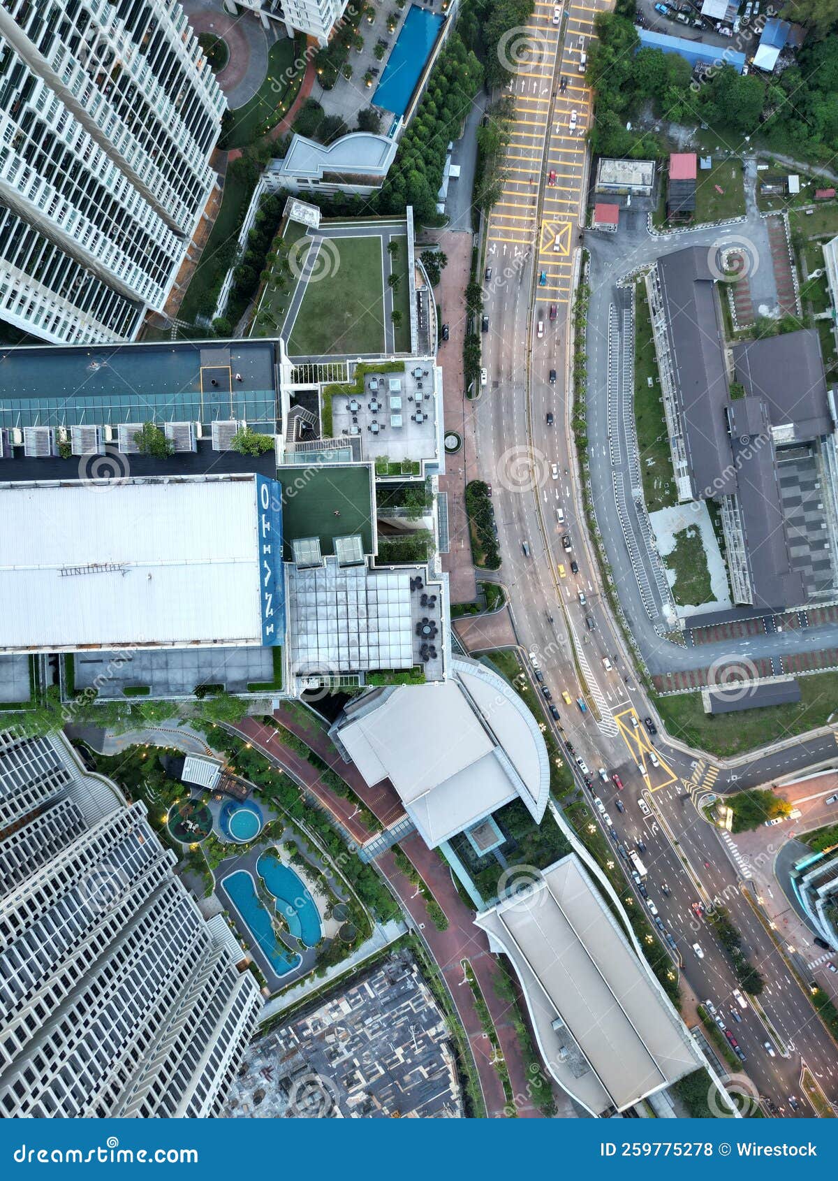 Aerial View of Bangsar South from the Sky Editorial Stock Photo - Image ...