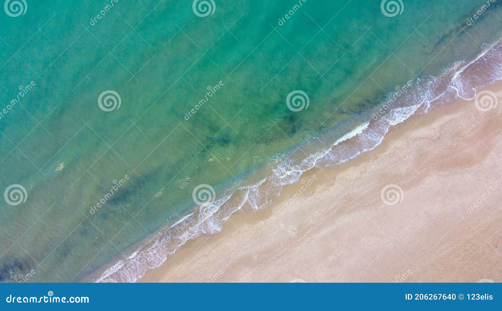 Aerial View of Beautiful Beach Stock Photo - Image of splash, beach ...