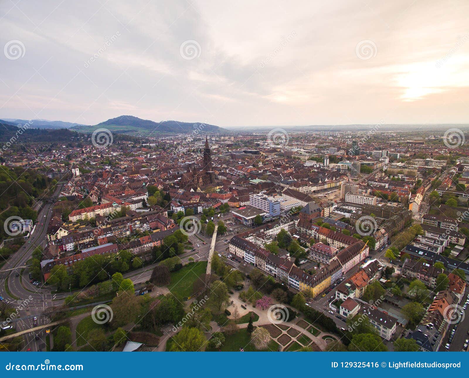 Aerial View of Beautiful City Stock Photo - Image of buildings, daytime ...