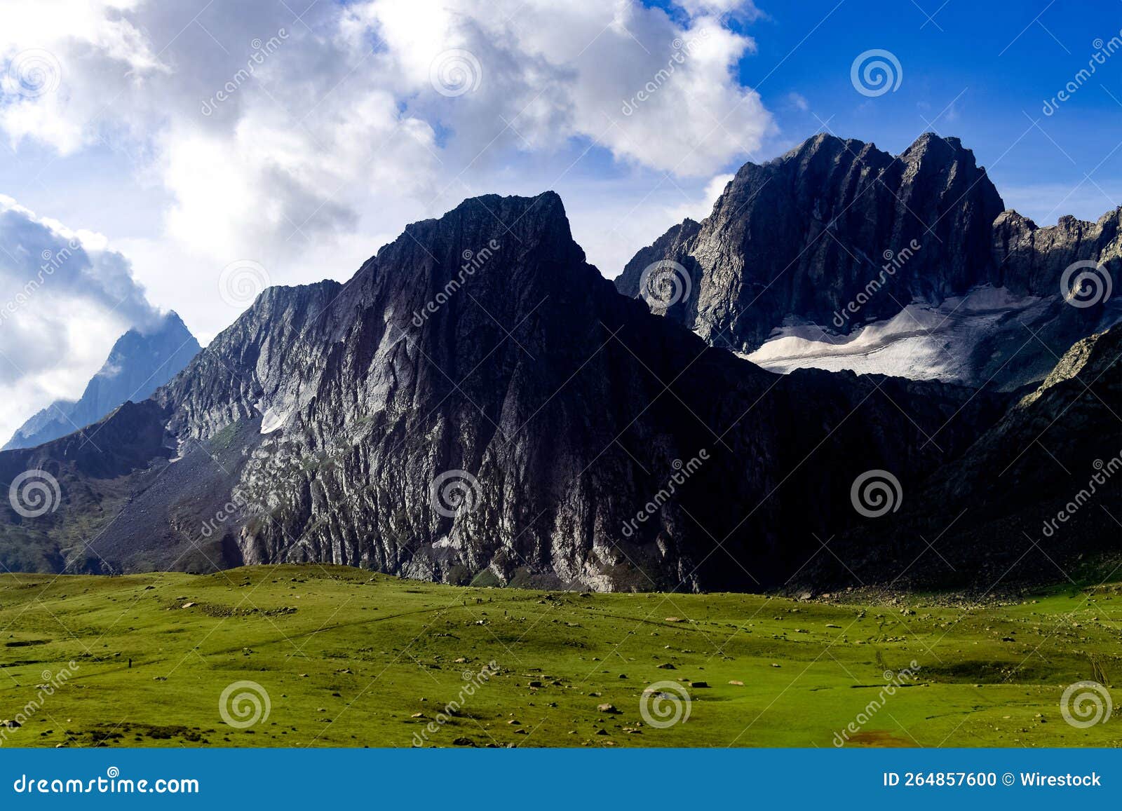 Aerial View of Beautiful Mountains in Kashmir, India Stock Photo ...
