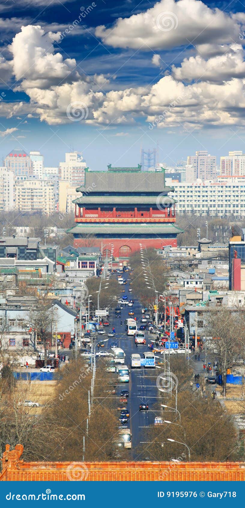 The Aerial View of Beijing City Stock Photo - Image of aerial, famous ...