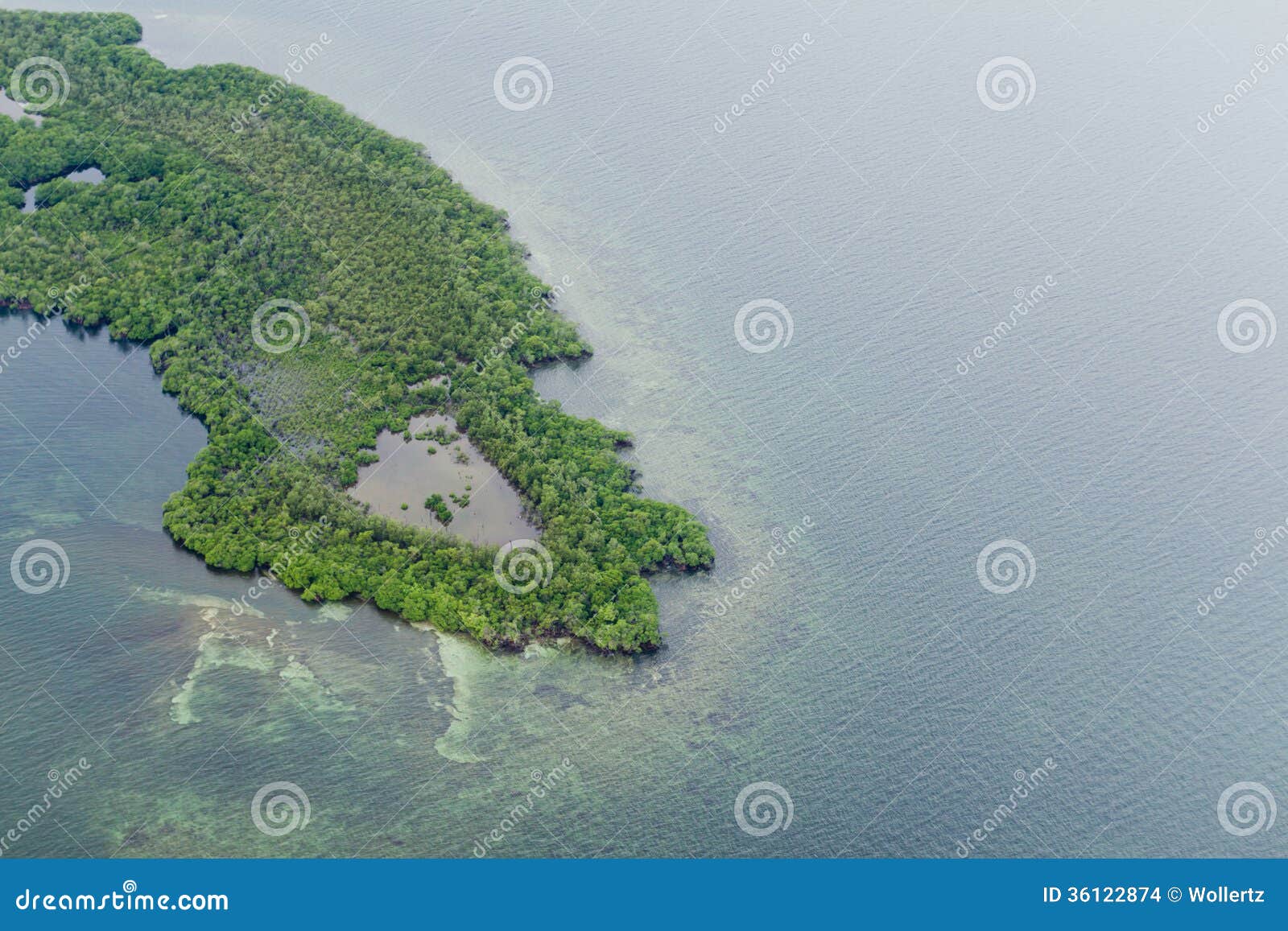 Aerial view of Belize stock photo. Image of island, level - 36122874