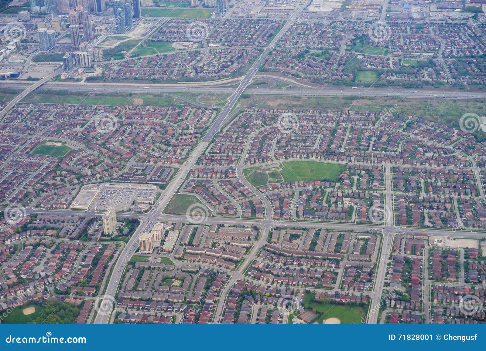 Aerial view of a big city stock image. Image of ancient - 71828001