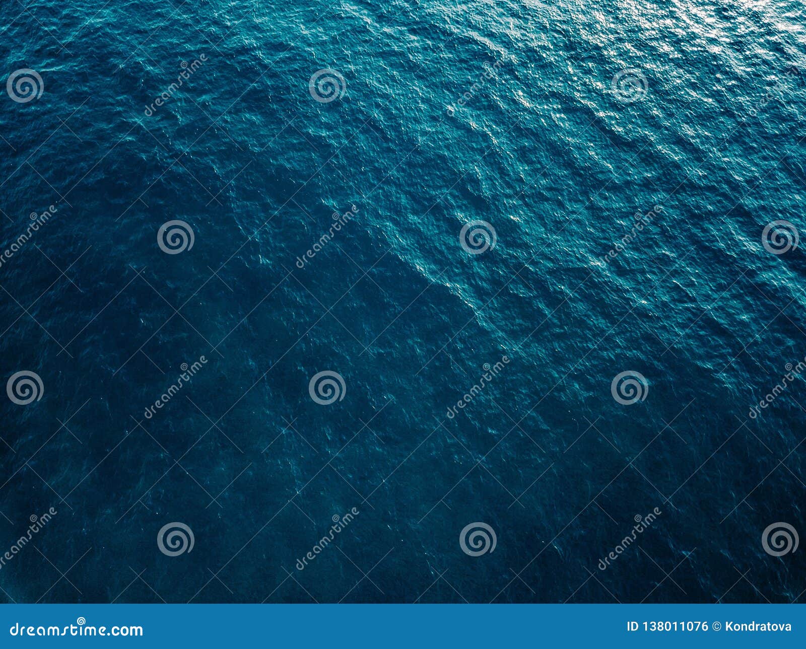 Aerial View of Blue Sea Surface Stock Photo - Image of ocean, landscape ...