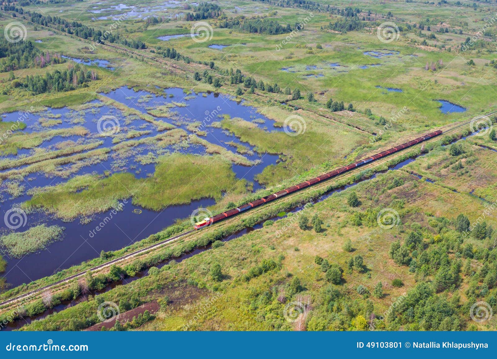 Train Tracks Swamp Landscape Stock Photos - Free & Royalty-Free Stock ...