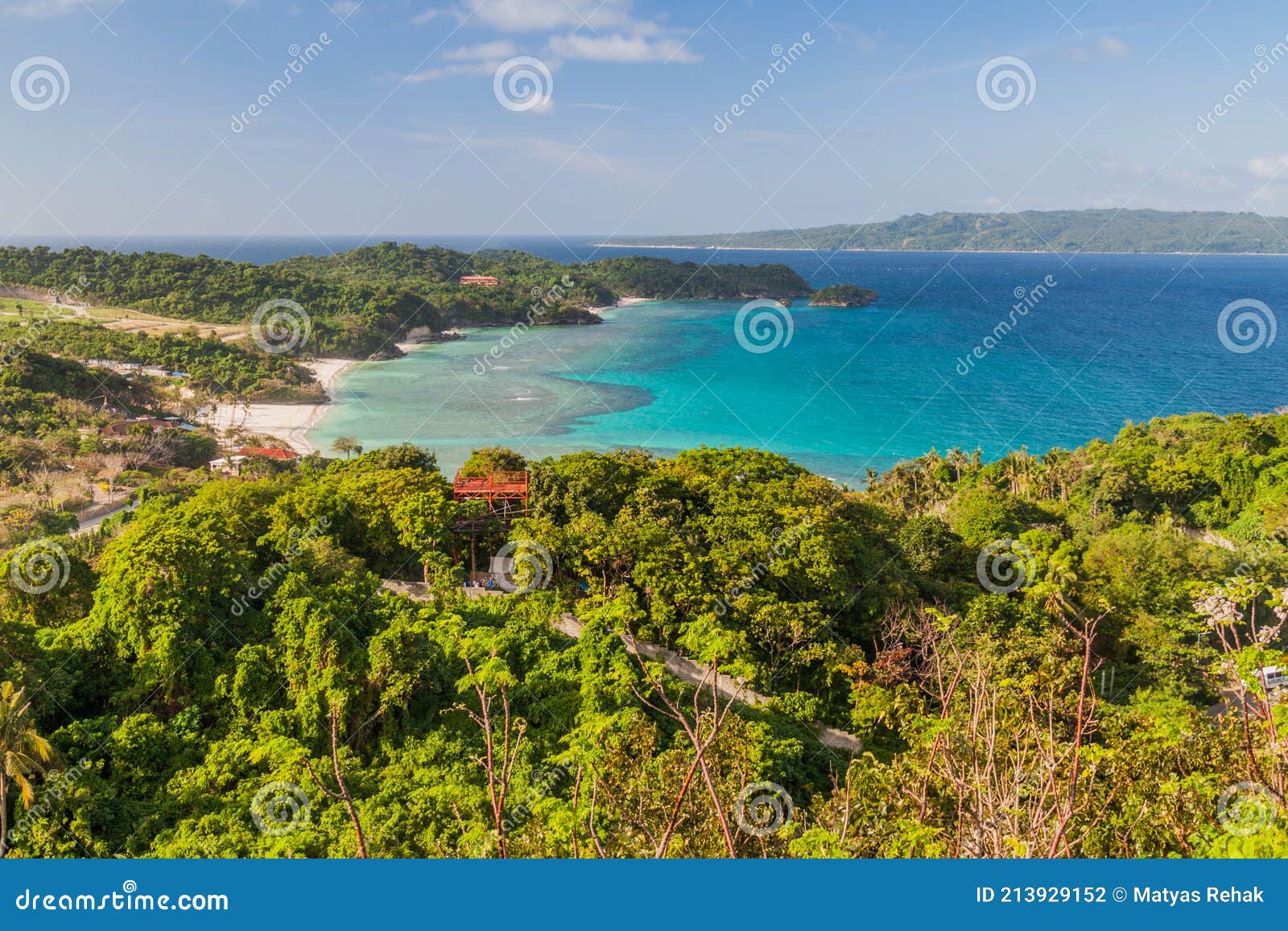 Aerial View of Boracay Island, Philippin Stock Photo - Image of aerial ...