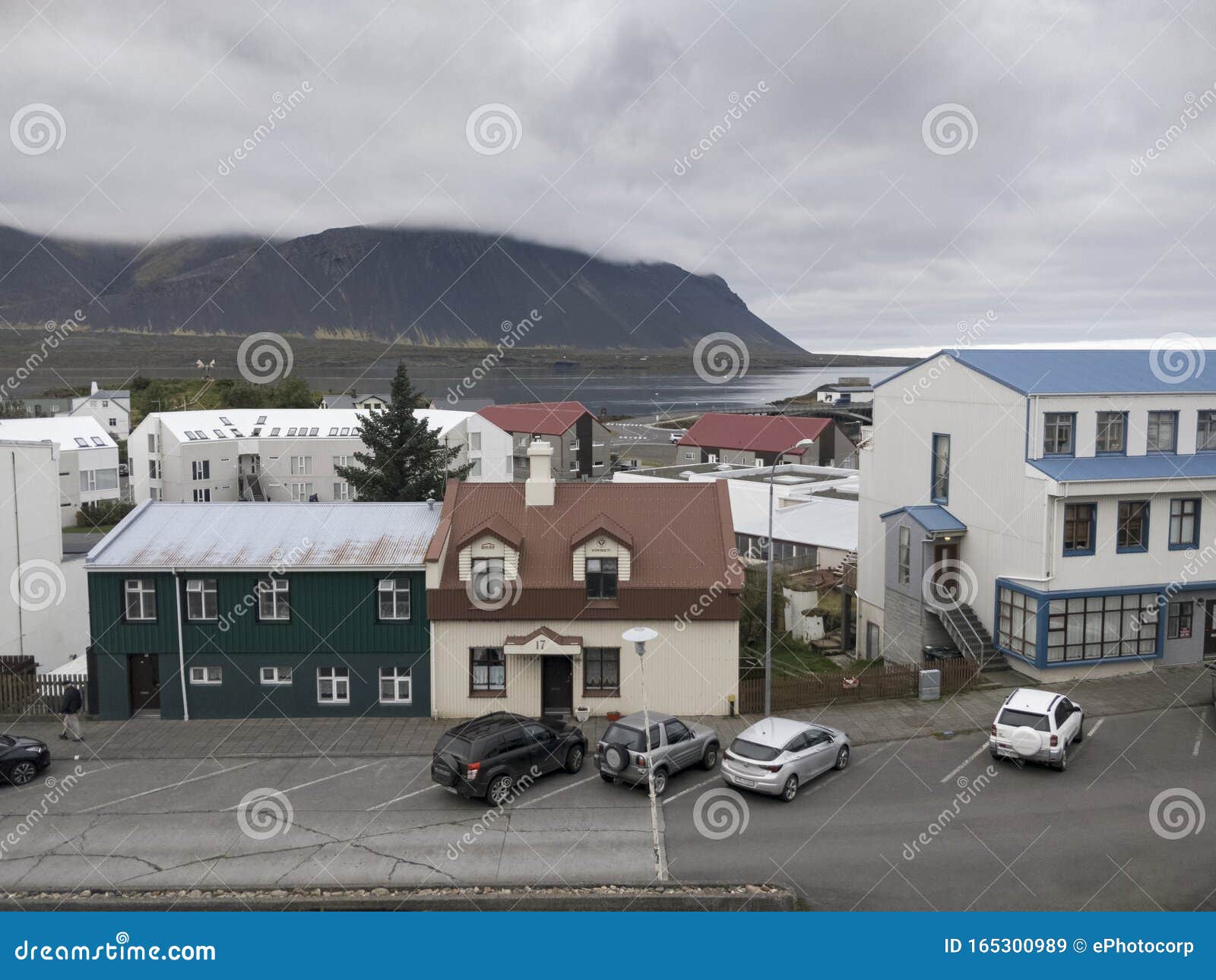 Borgarnes Town, Iceland editorial stock image. Image of europe - 165300989