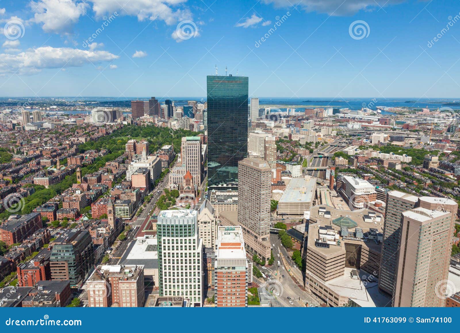 Aerial View of Boston Skyline - Massachusetts - USA Editorial Stock ...